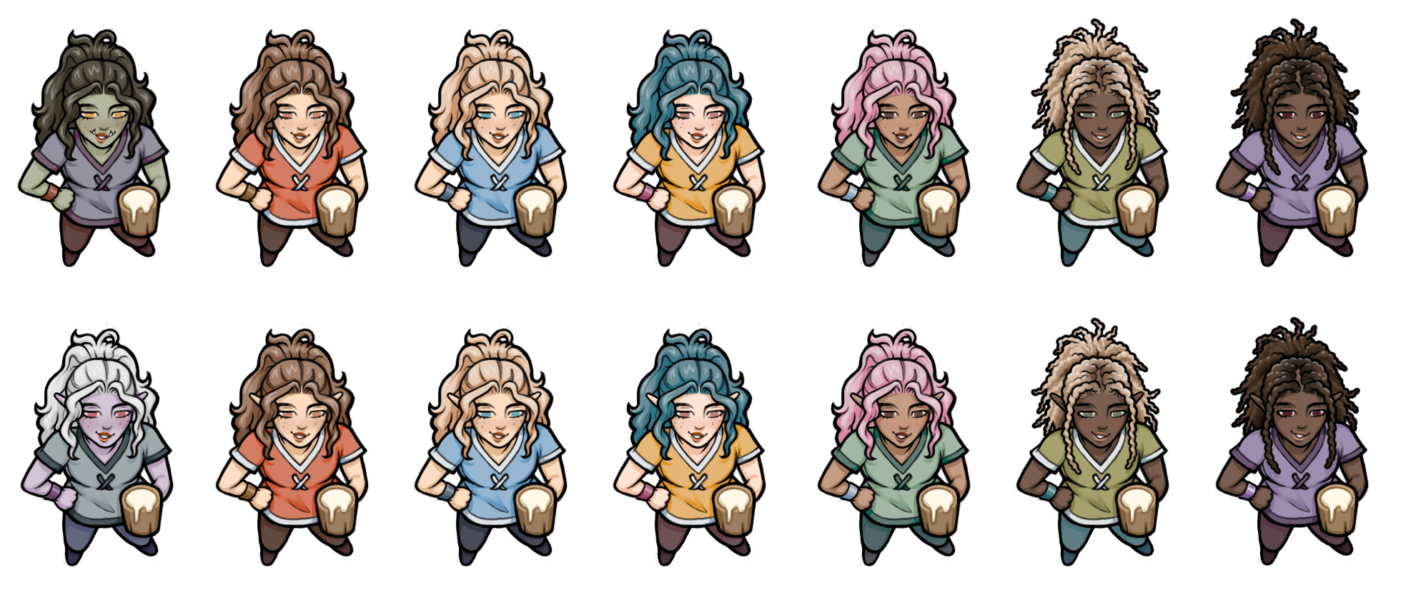 Kaylie Benner - Character Token - Confident Woman