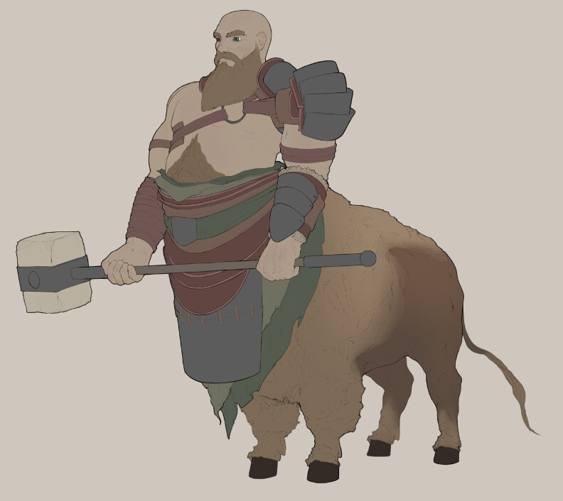 ArtStation - Bison-Centaur