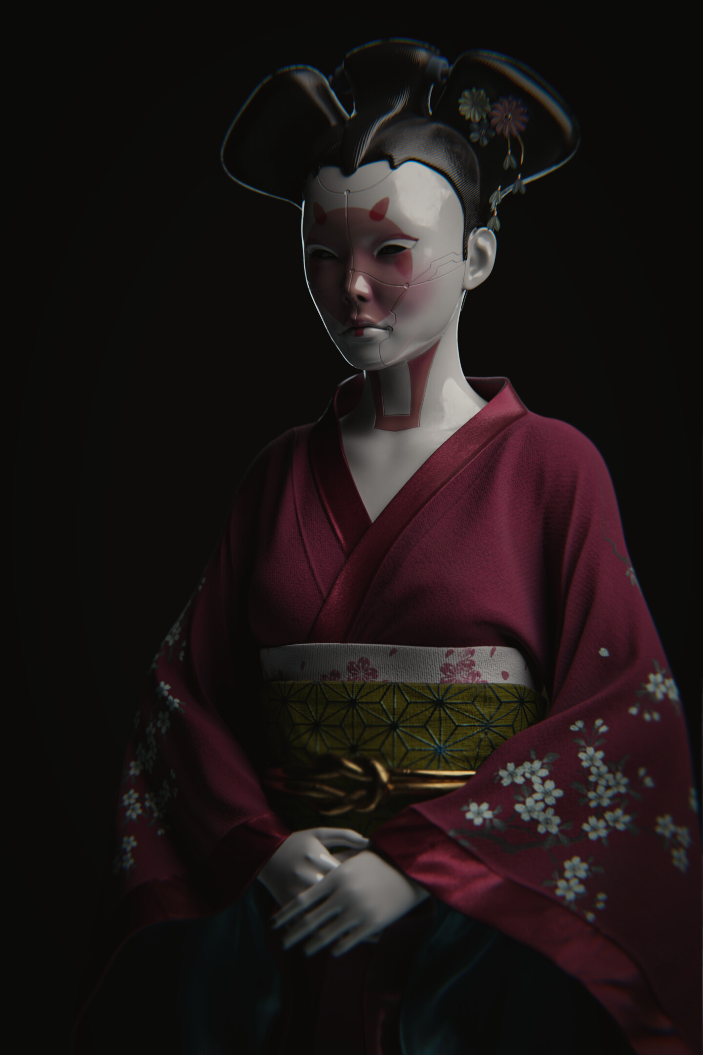 Luca Carlucci - Geisha Bot | Ghost in the Shell Fan Art