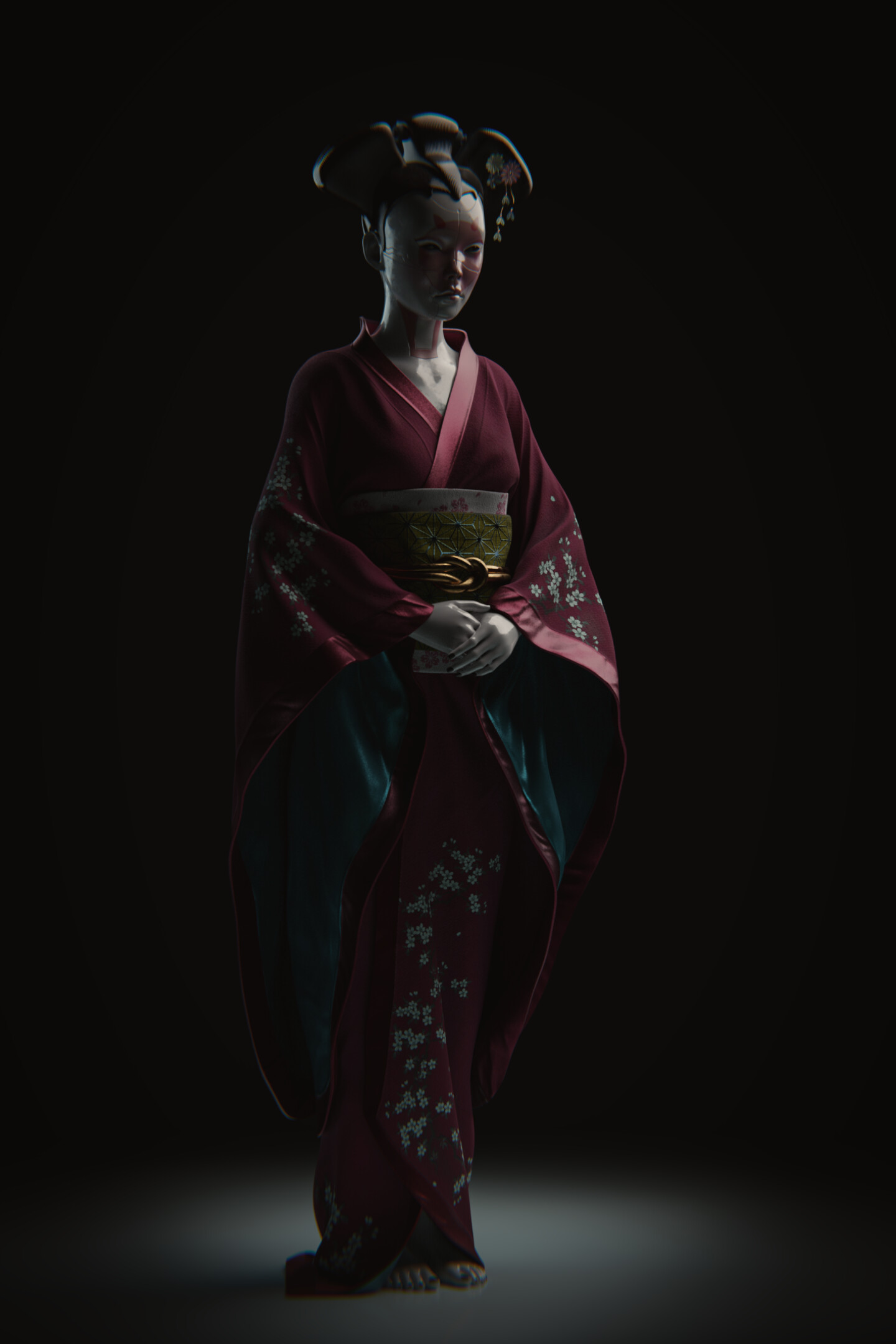 Luca Carlucci - Geisha Bot | Ghost in the Shell Fan Art