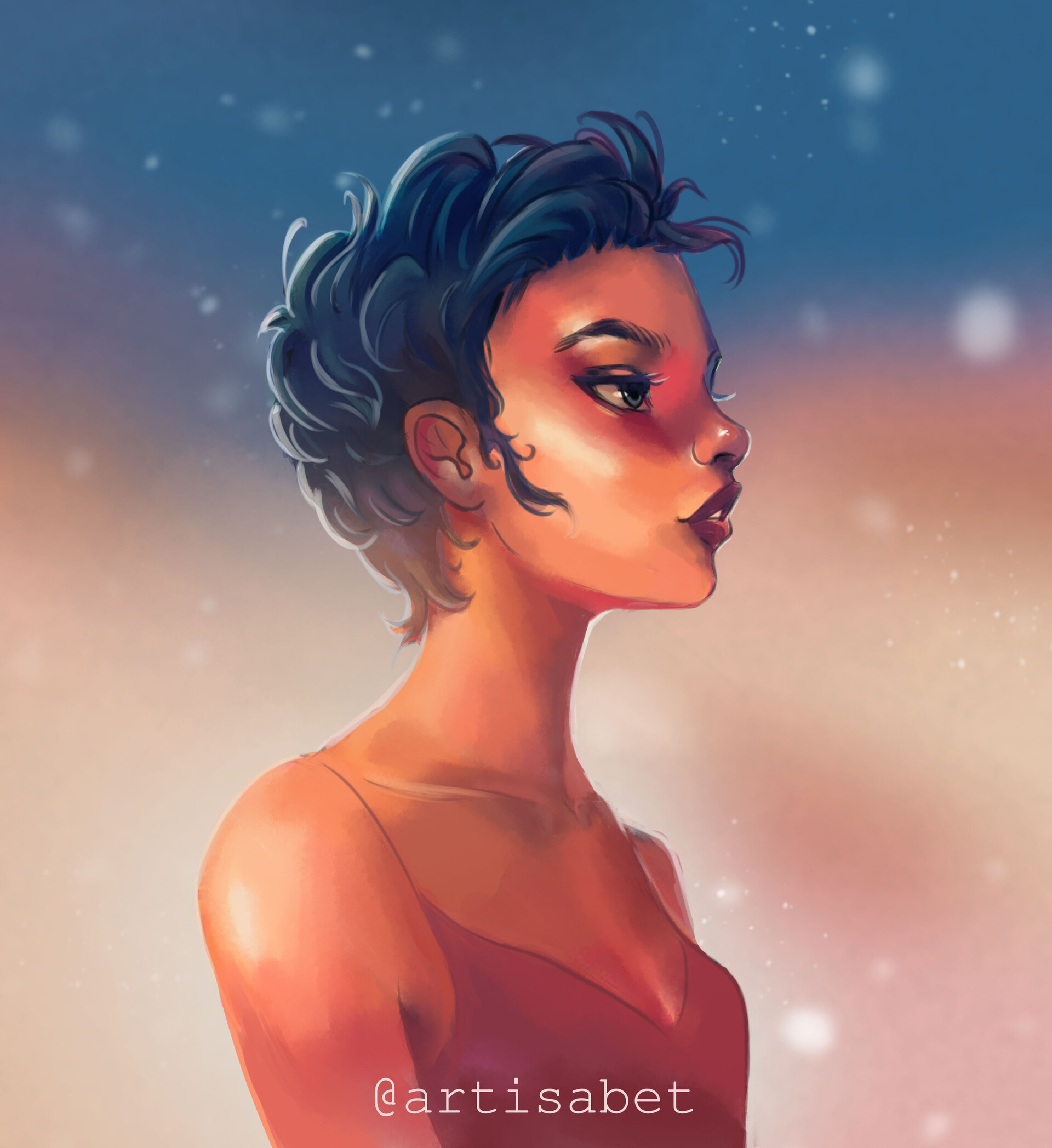 ArtStation - Light practice in a style