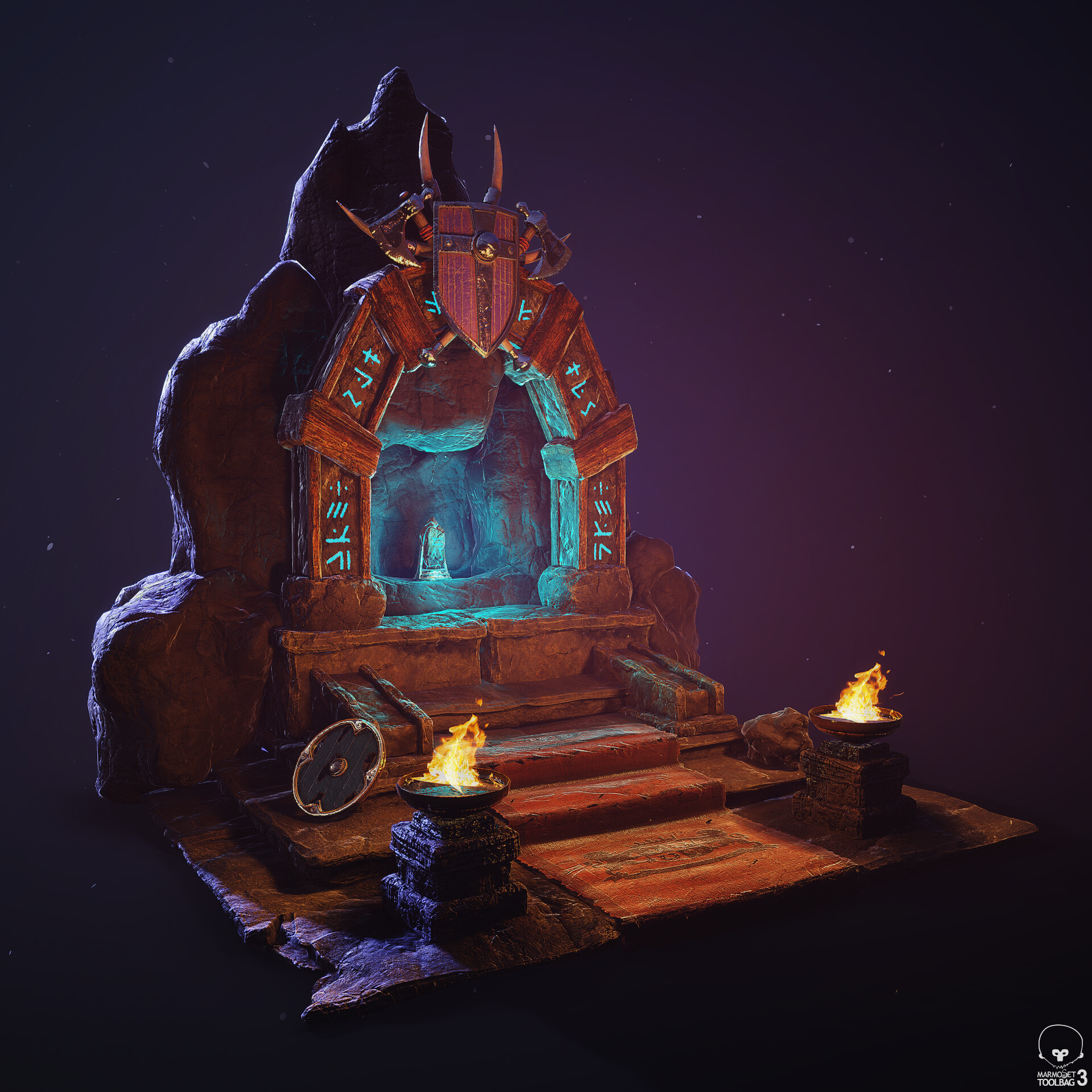 ArtStation - Fantasy/Medieval altar