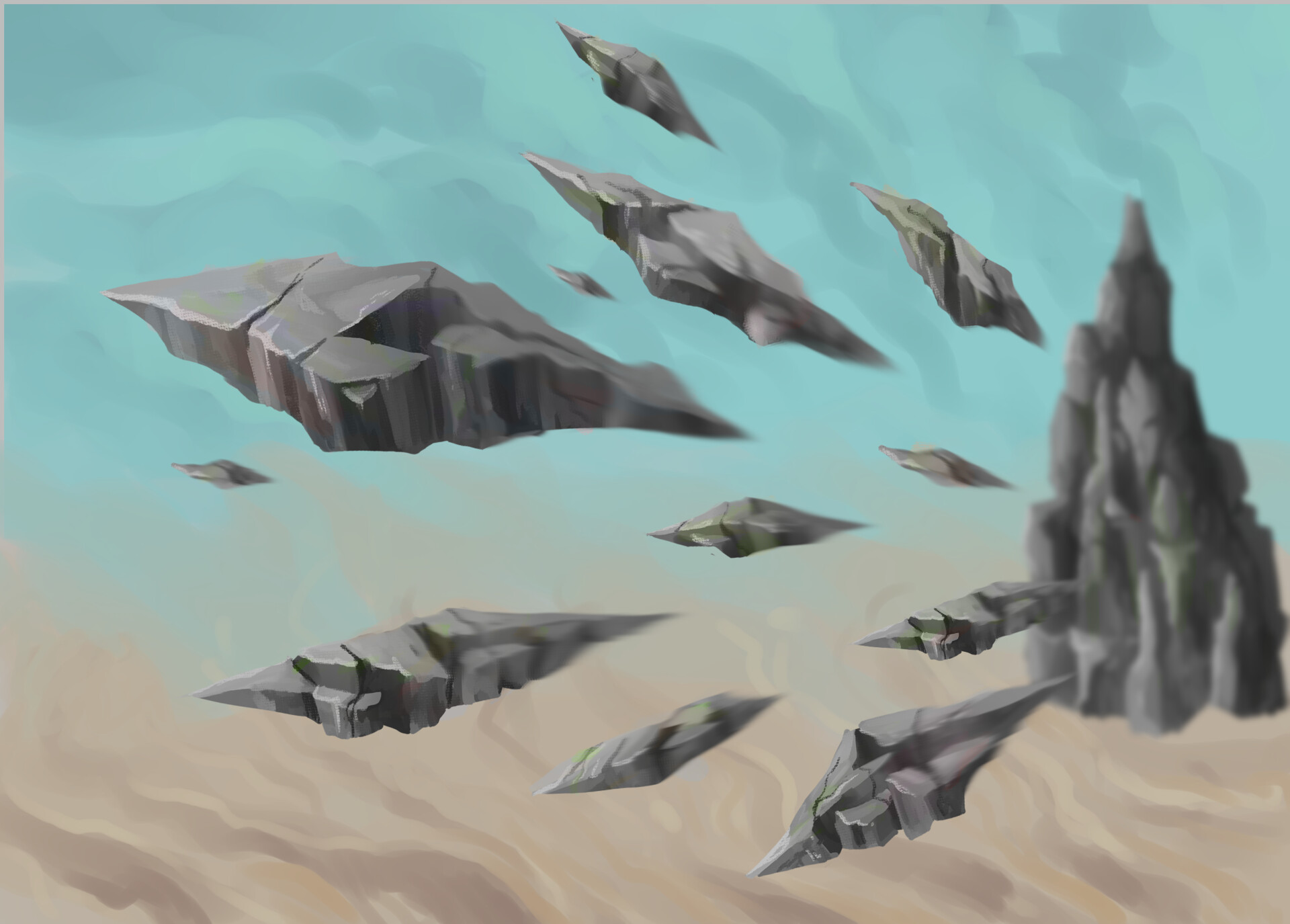 ArtStation - Stone Shards