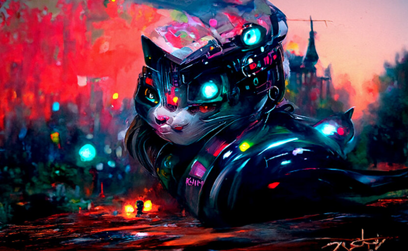 ArtStation - Cyber Kitty