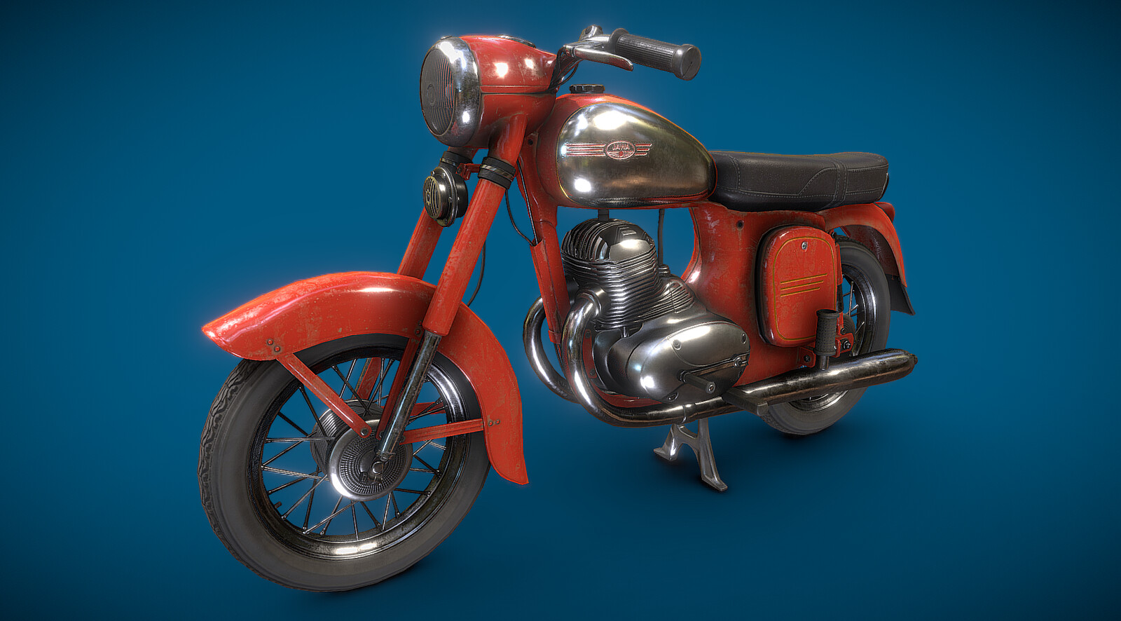 Vaclav Pleticha Jawa Motorcycle