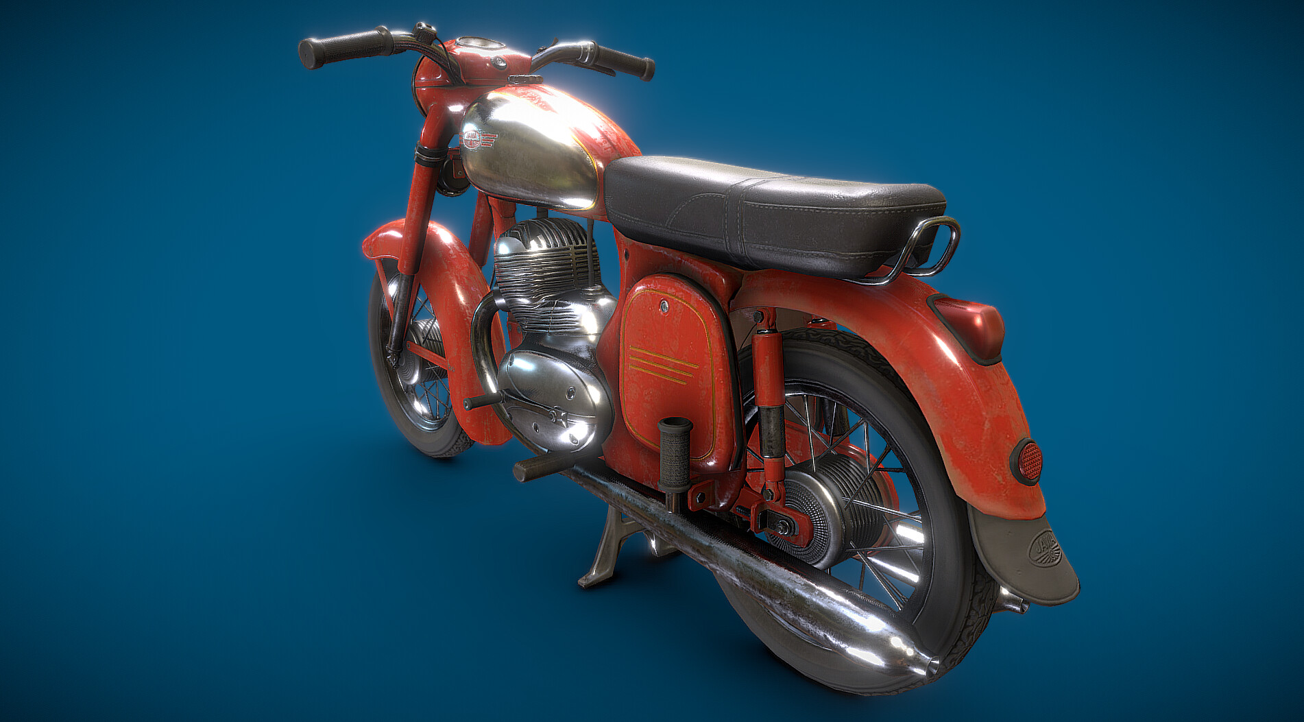 Vaclav Pleticha Jawa Motorcycle