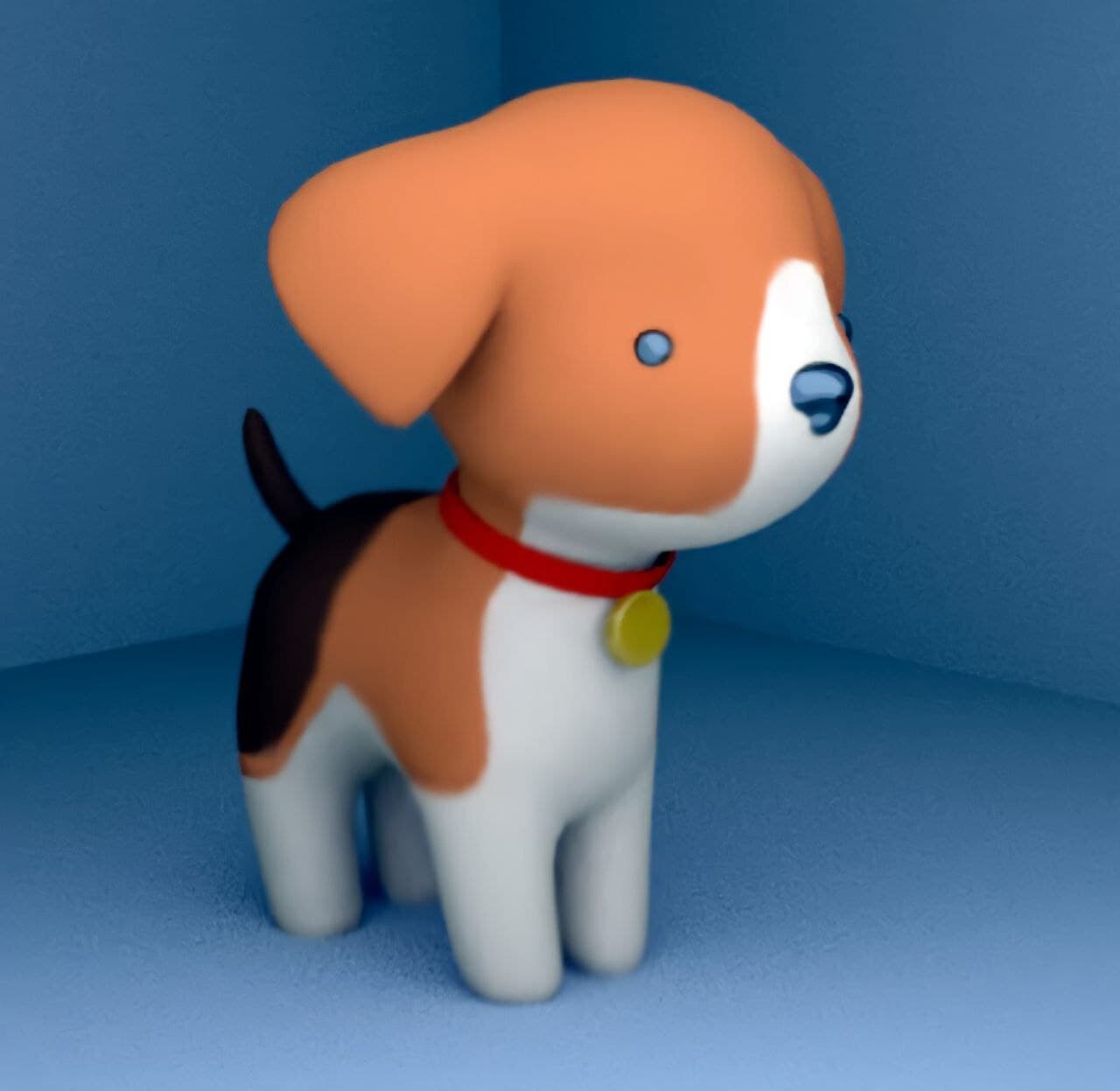 ArtStation - Stylysed dog