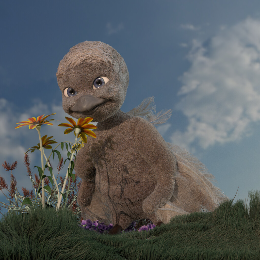 Aleksandra Miteva - 3D Cartoon Bird Animation and Character Development