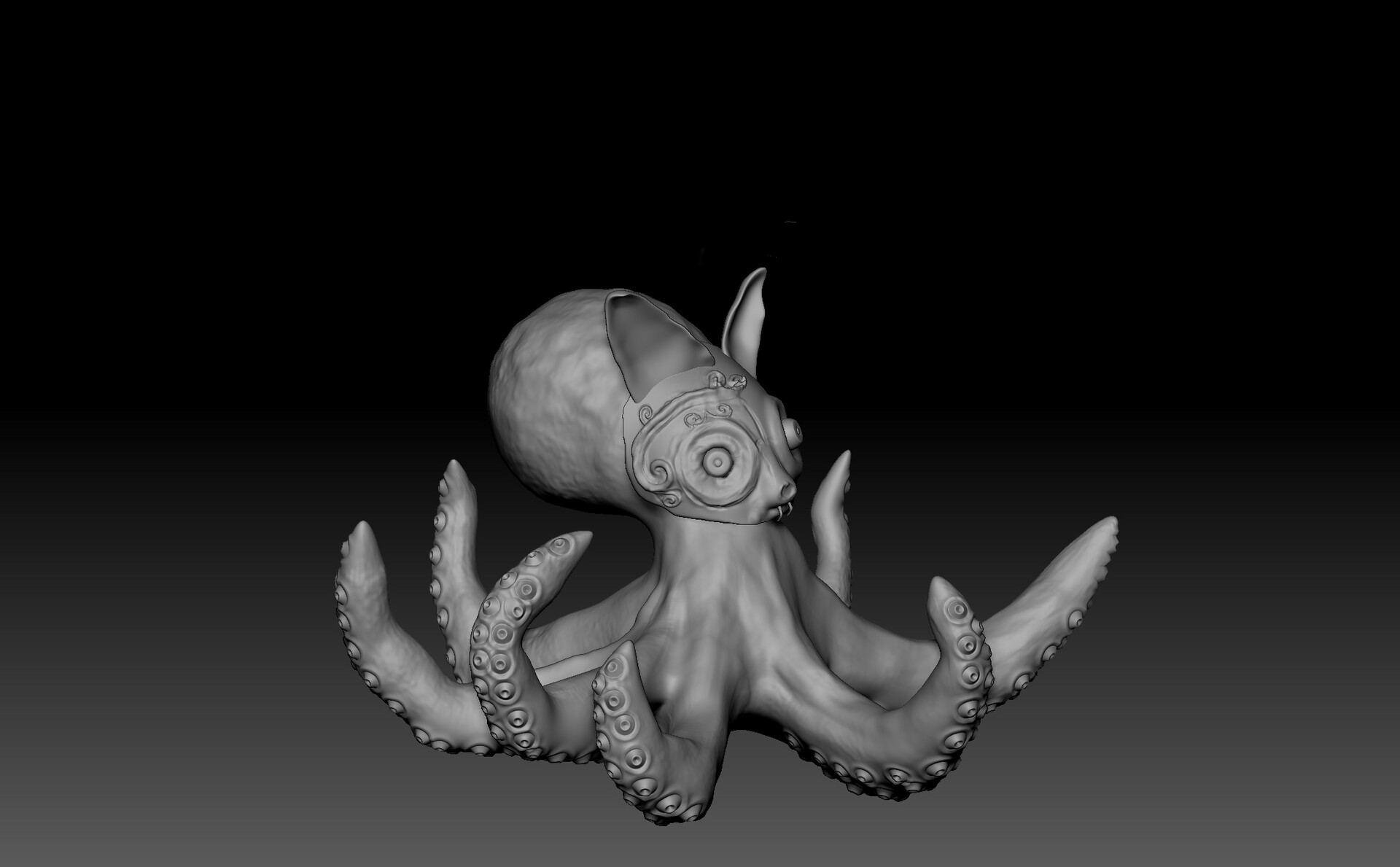 ArtStation - Octopus Basemesh in zbrush