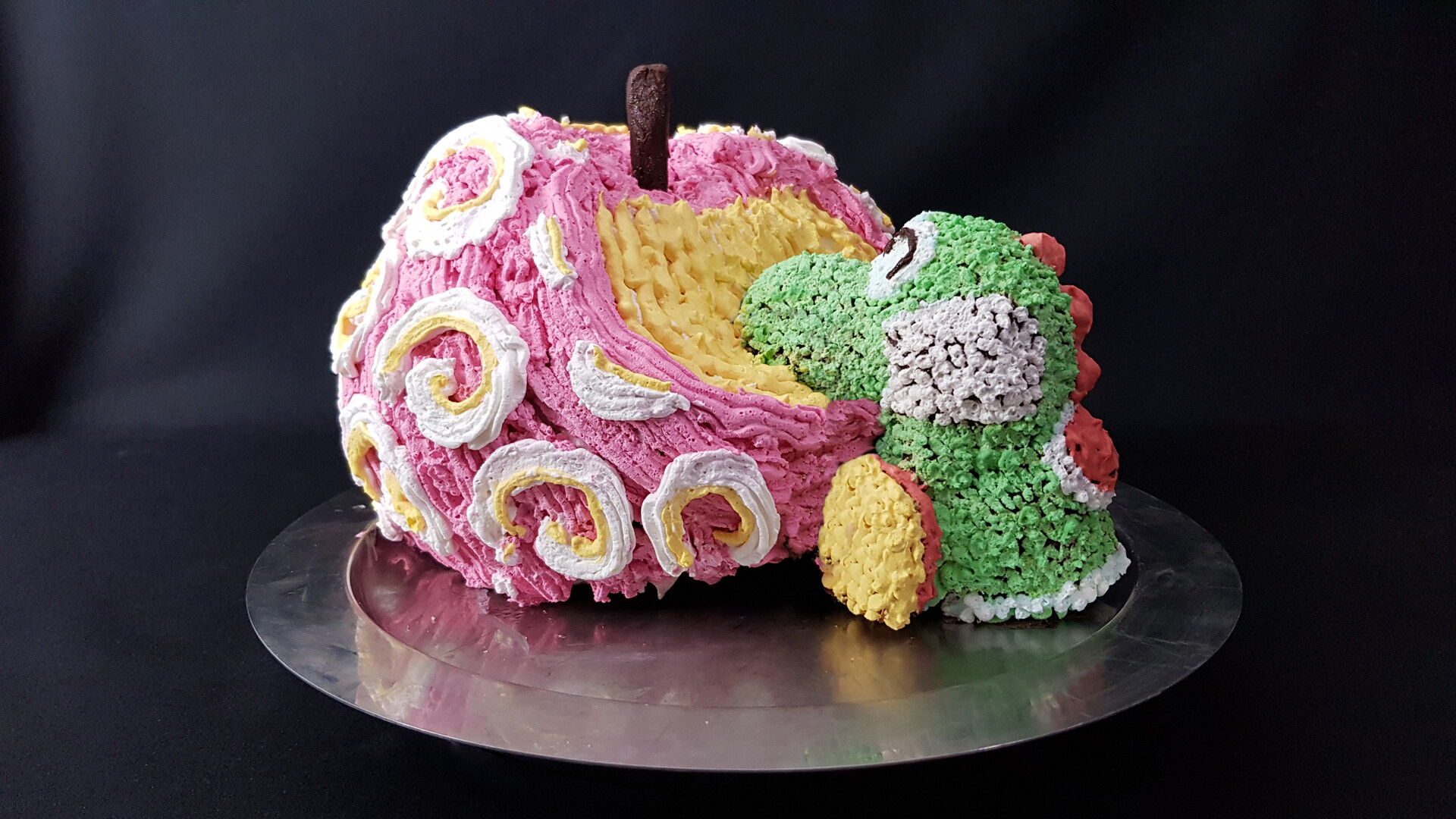ArtStation - Yarn Yoshi birthday cake