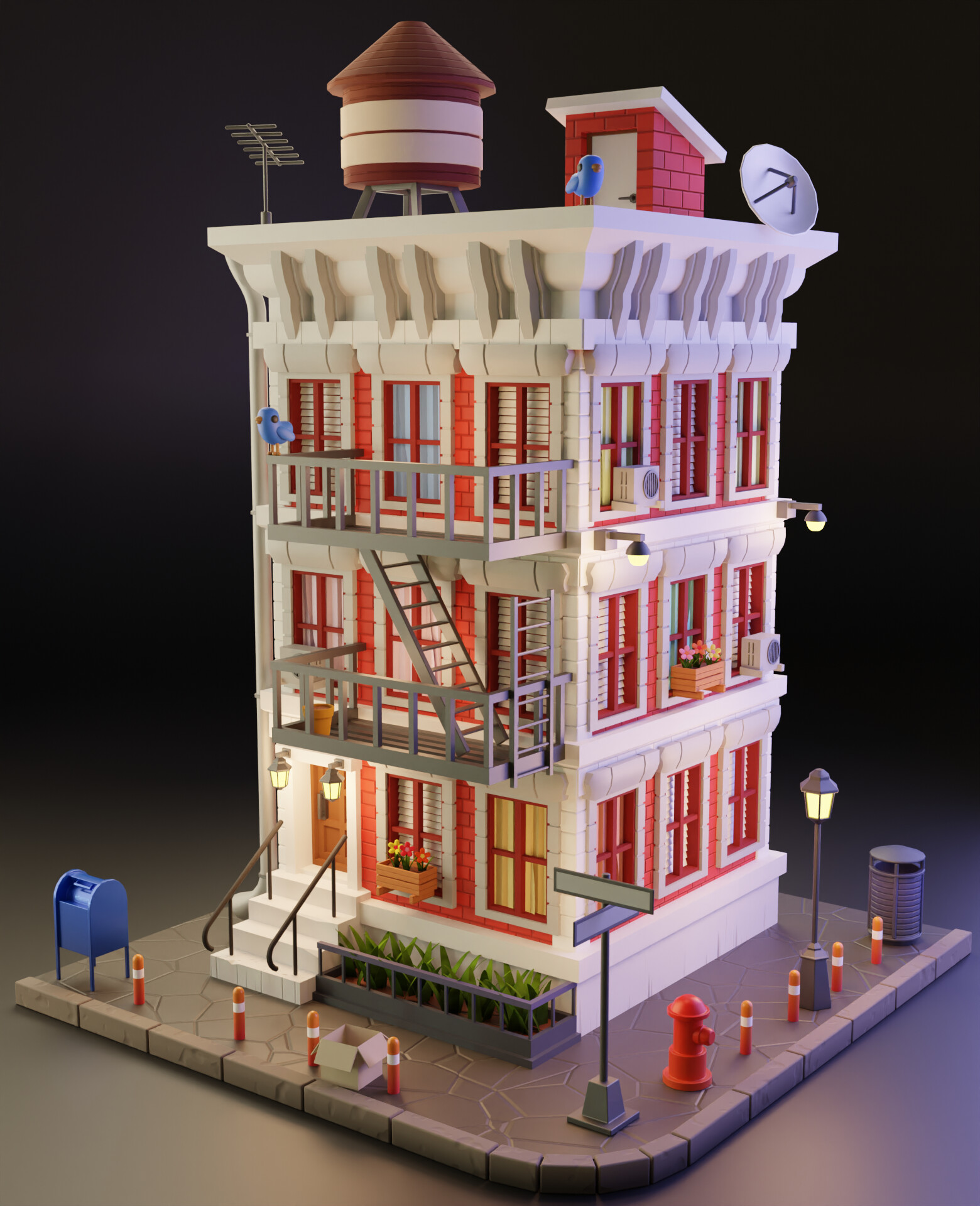 ArtStation - apartment building