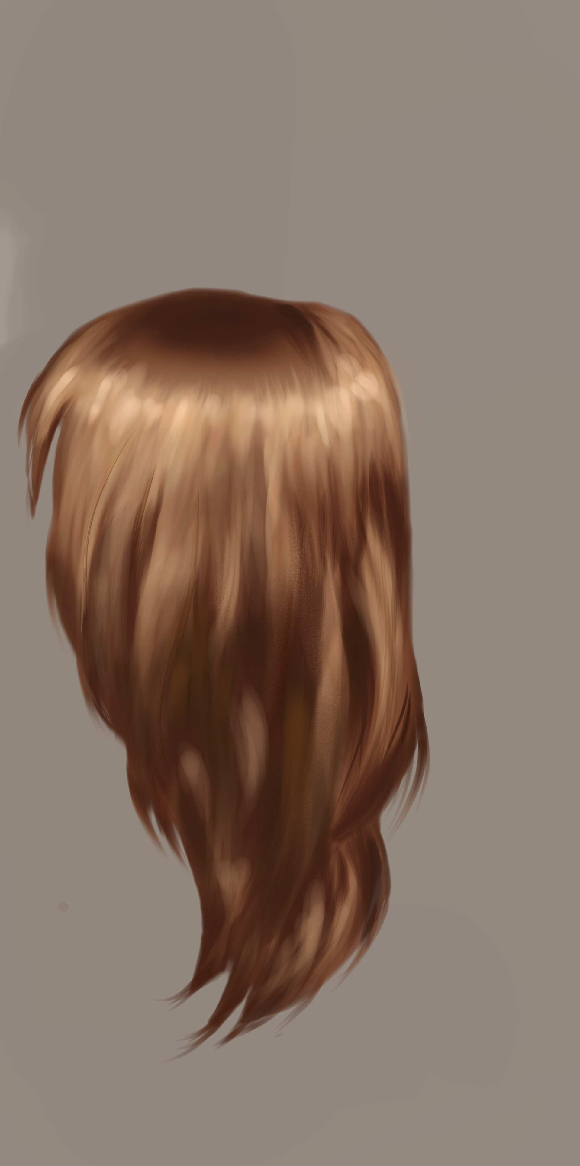 how to draw semi realistic hair