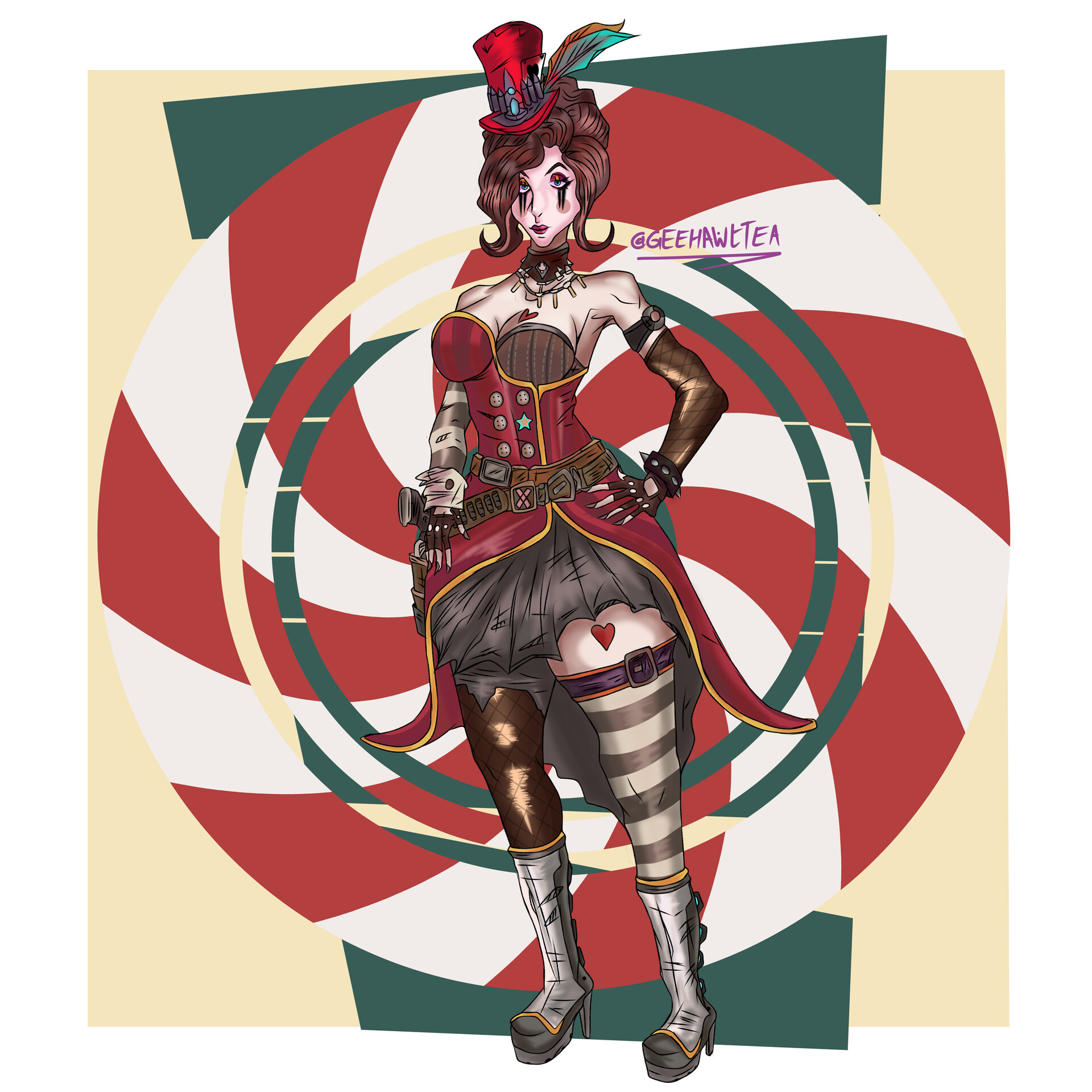 Artstation Mad Moxxi Fanart Plus A Concept Borderlands 3