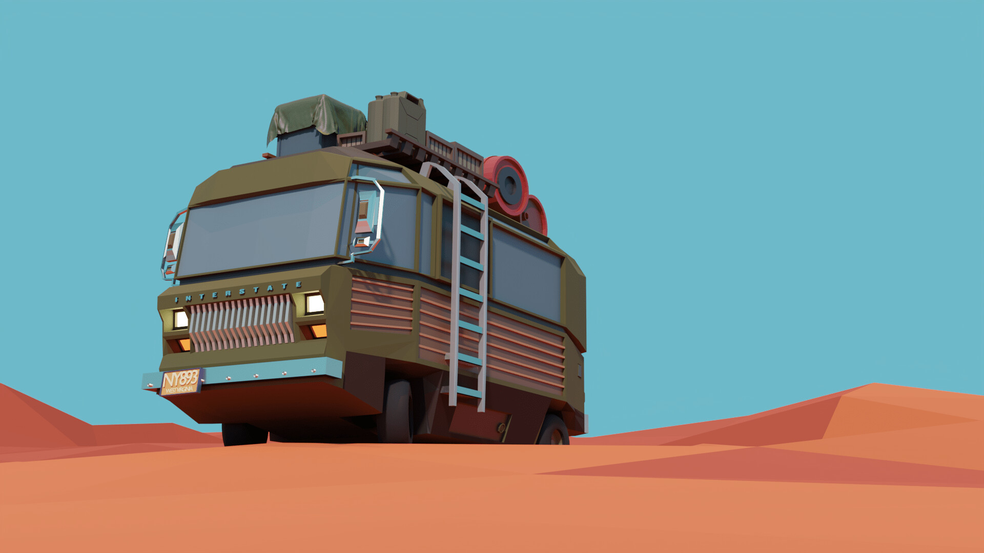 ArtStation - Interstate van