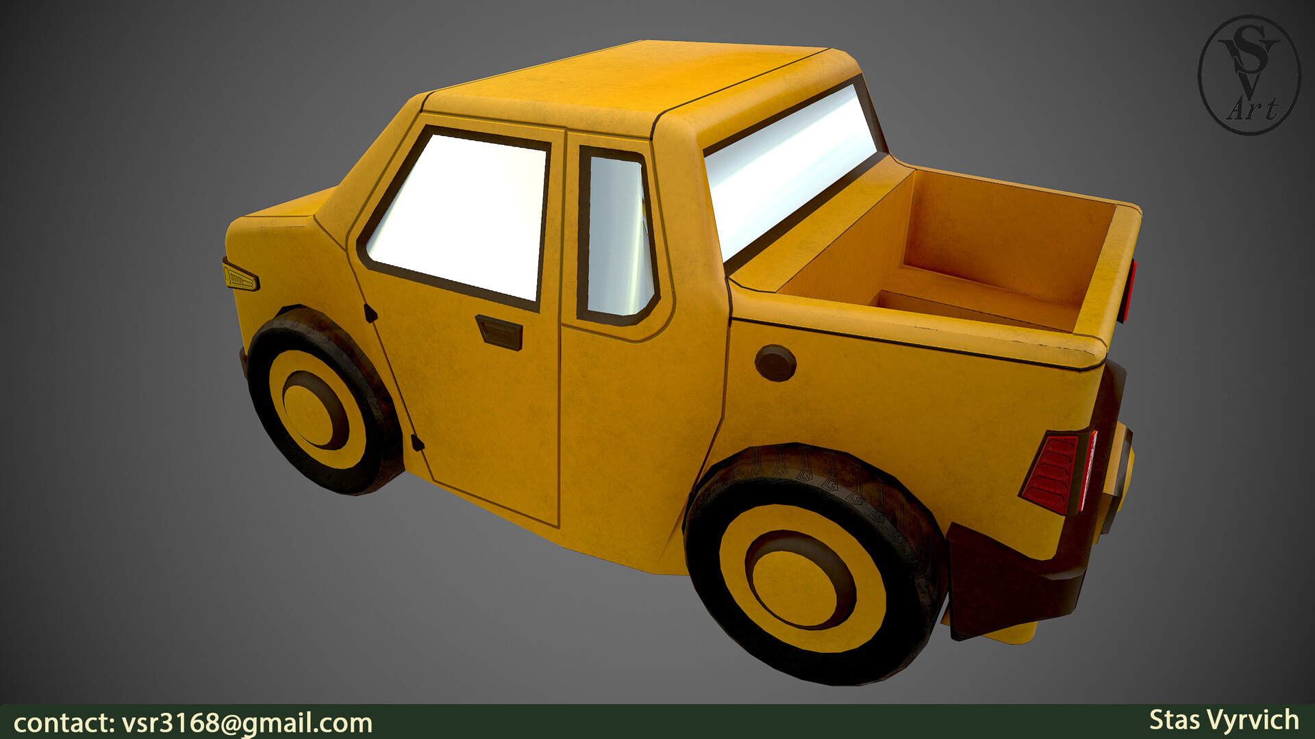 Stas Vyrvich - Stylized car track (low poly)