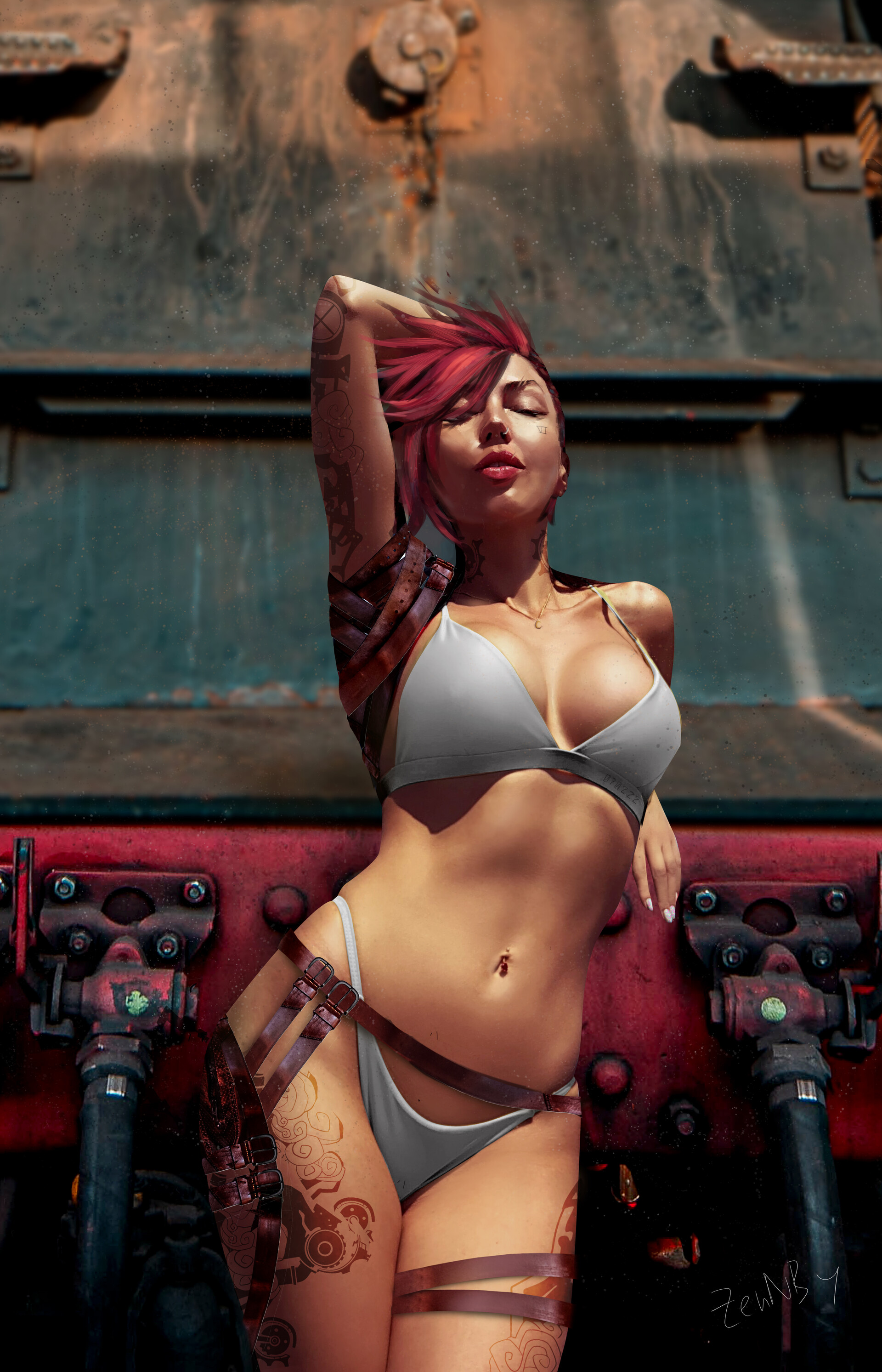 ArtStation - Vi - LeagueOfLegends - Fanart