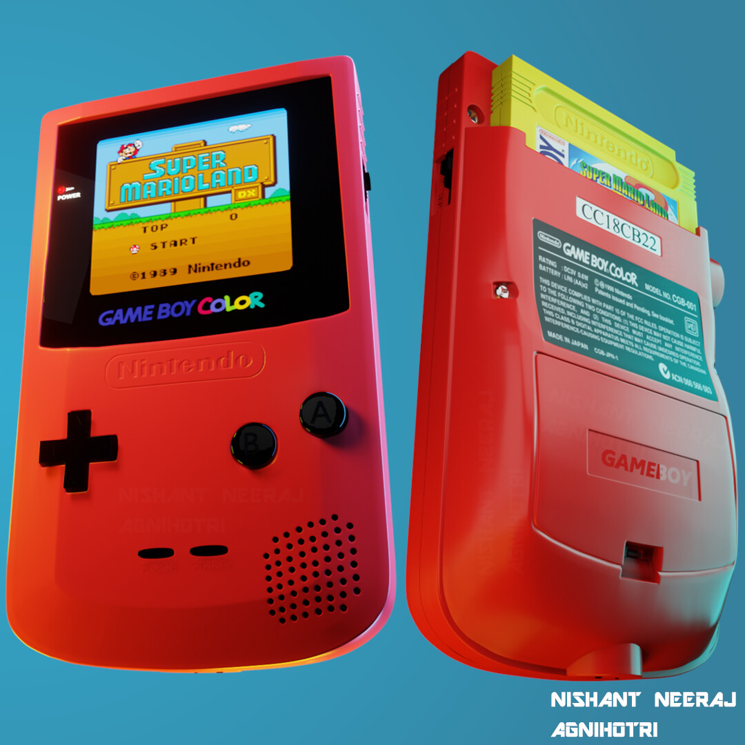ArtStation - Gameboy Color