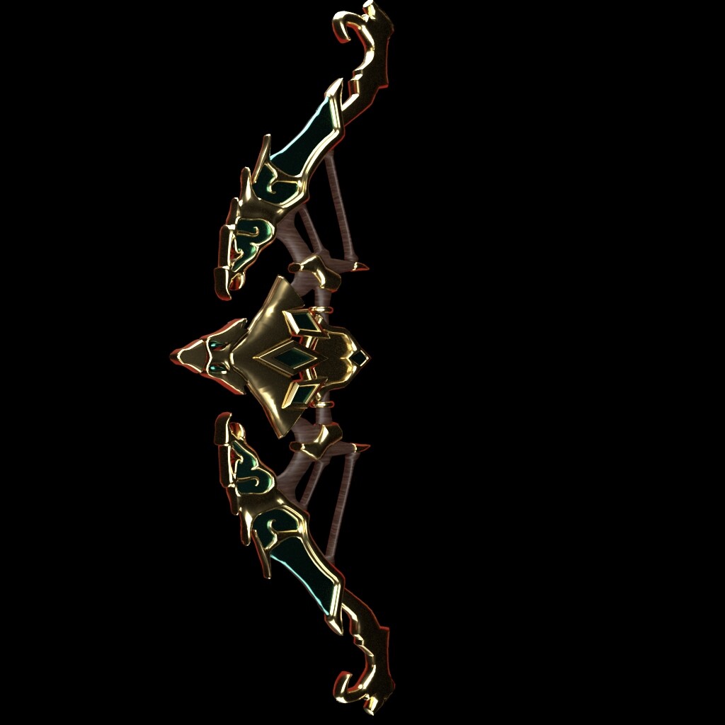 ArtStation - 3D_MODEL_OF_BOW