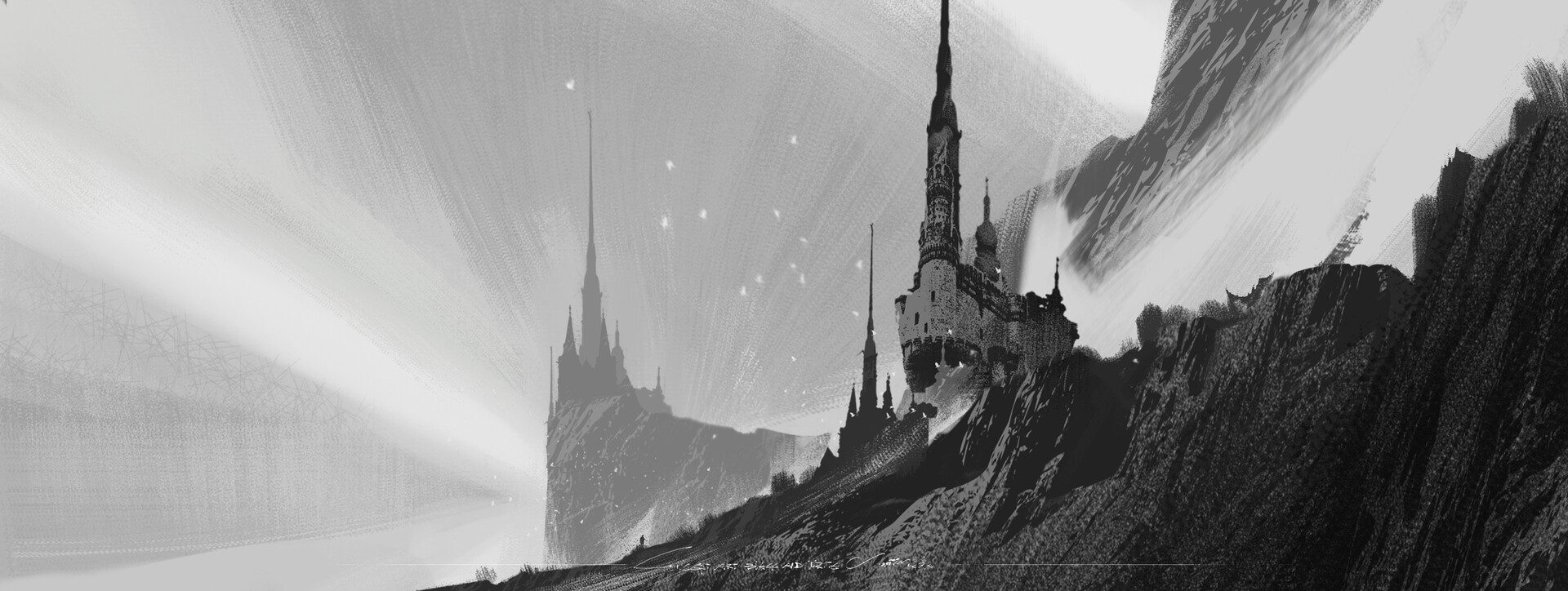 ArtStation - Light and shadow sketch