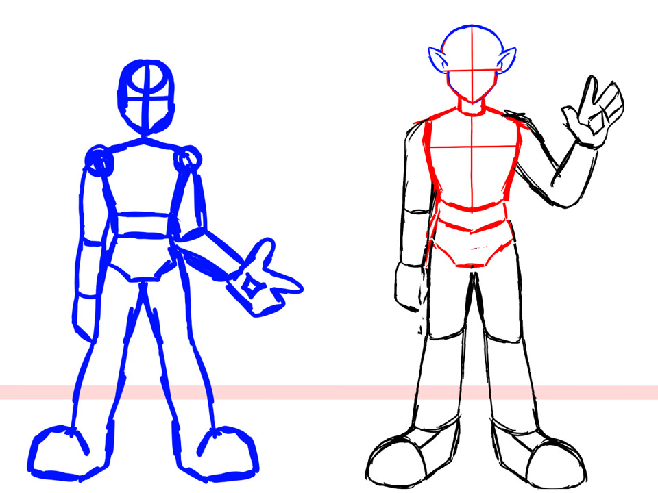 Jake Beesley- 1597395269 - Original Character Model Sheet + Sketches ...