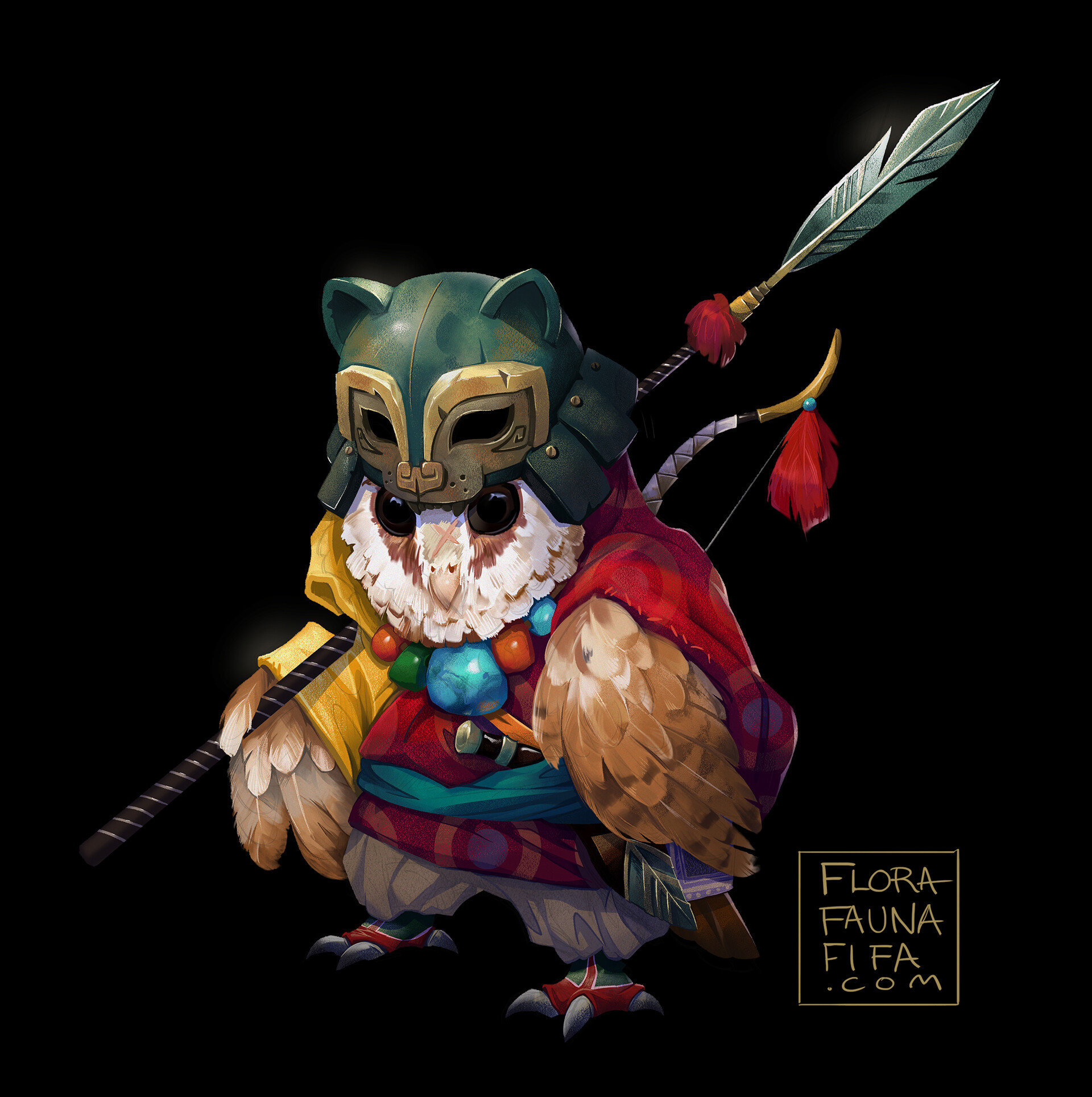 ArtStation - Bird Warrior