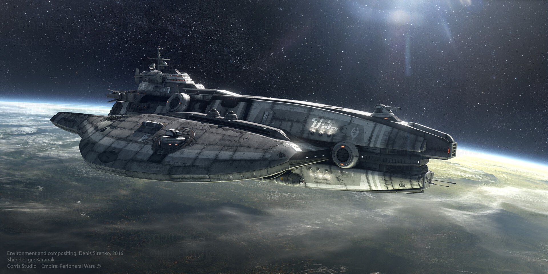 ArtStation - Environment for Rock spaceship