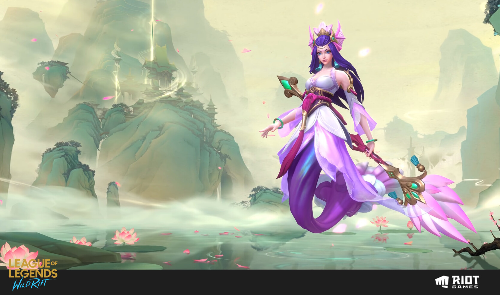 Max Cai - Splendid Staff Nami Wild Rift Skin Turntable Animation