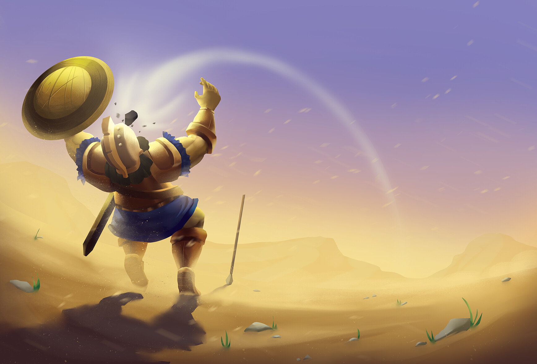 ArtStation - Fall of Goliath