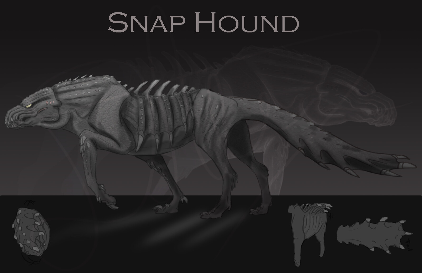 ArtStation - Snap Hound - Creature Concept