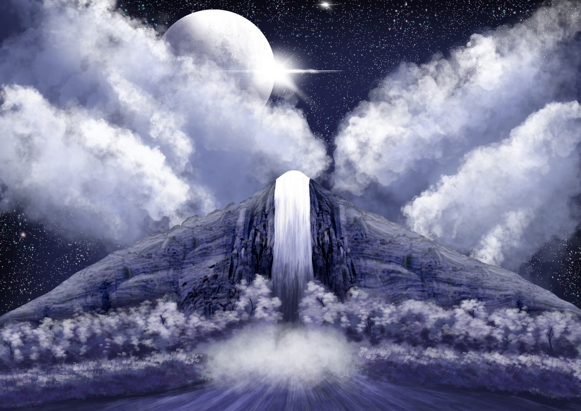 ArtStation - Full moon Utopia