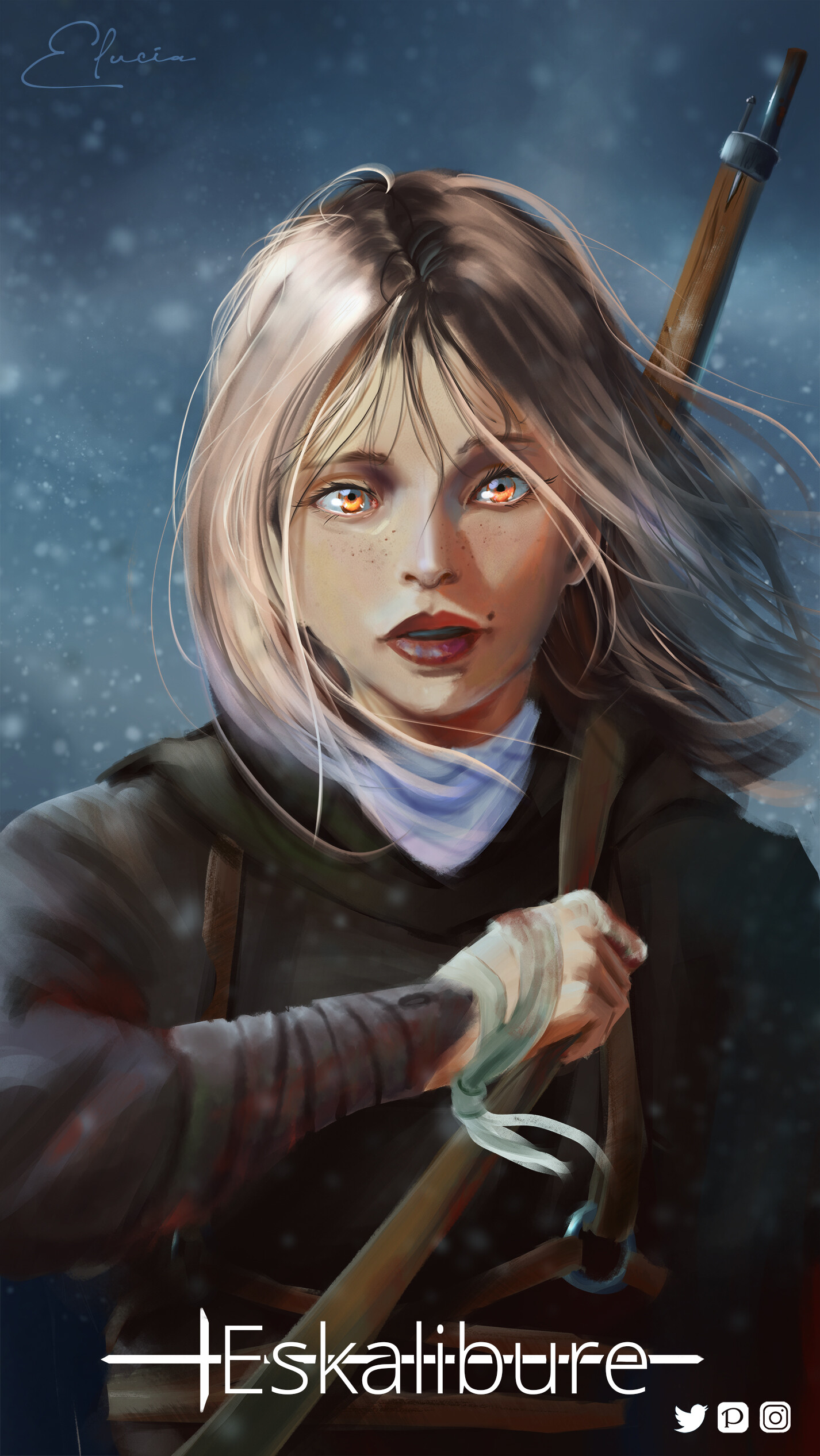ArtStation - [OC] Huntress portrait