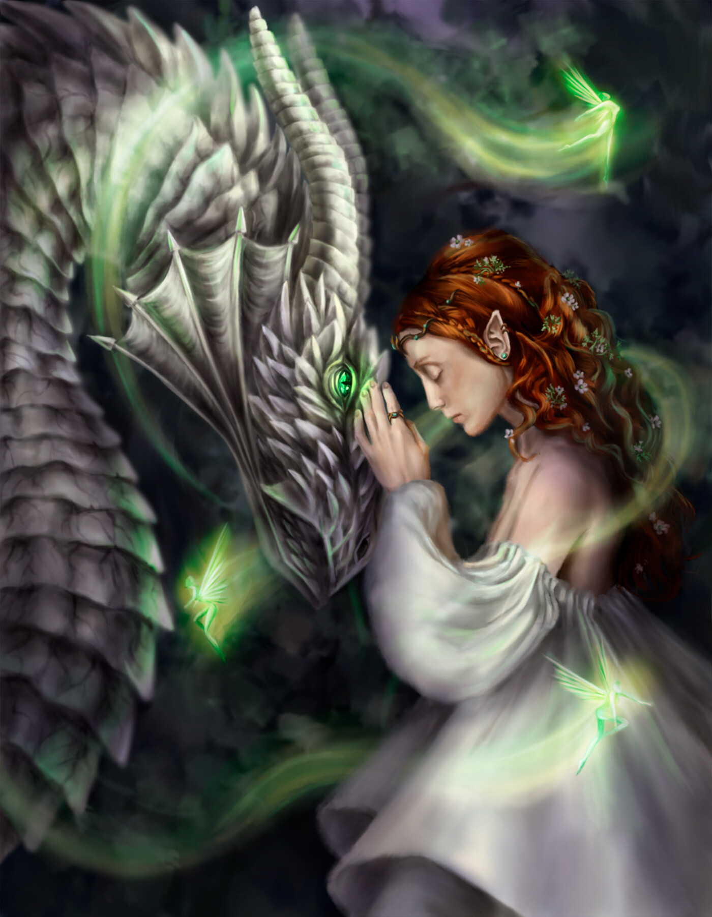 ArtStation - Dragon with friend