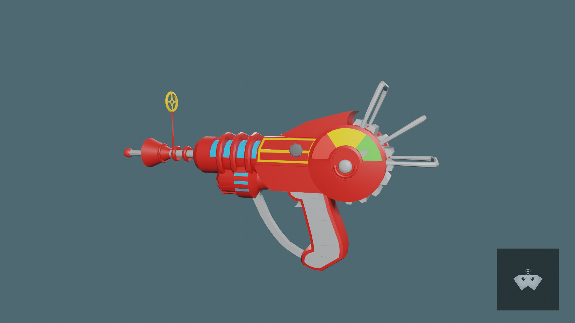 XurD - Low poly Raygun (COD)