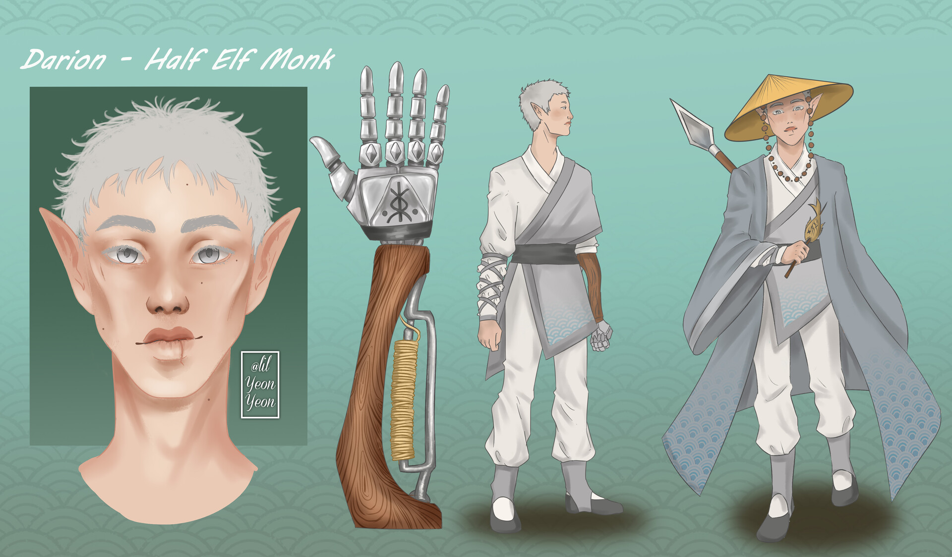 ArtStation - Darion Character Sheet