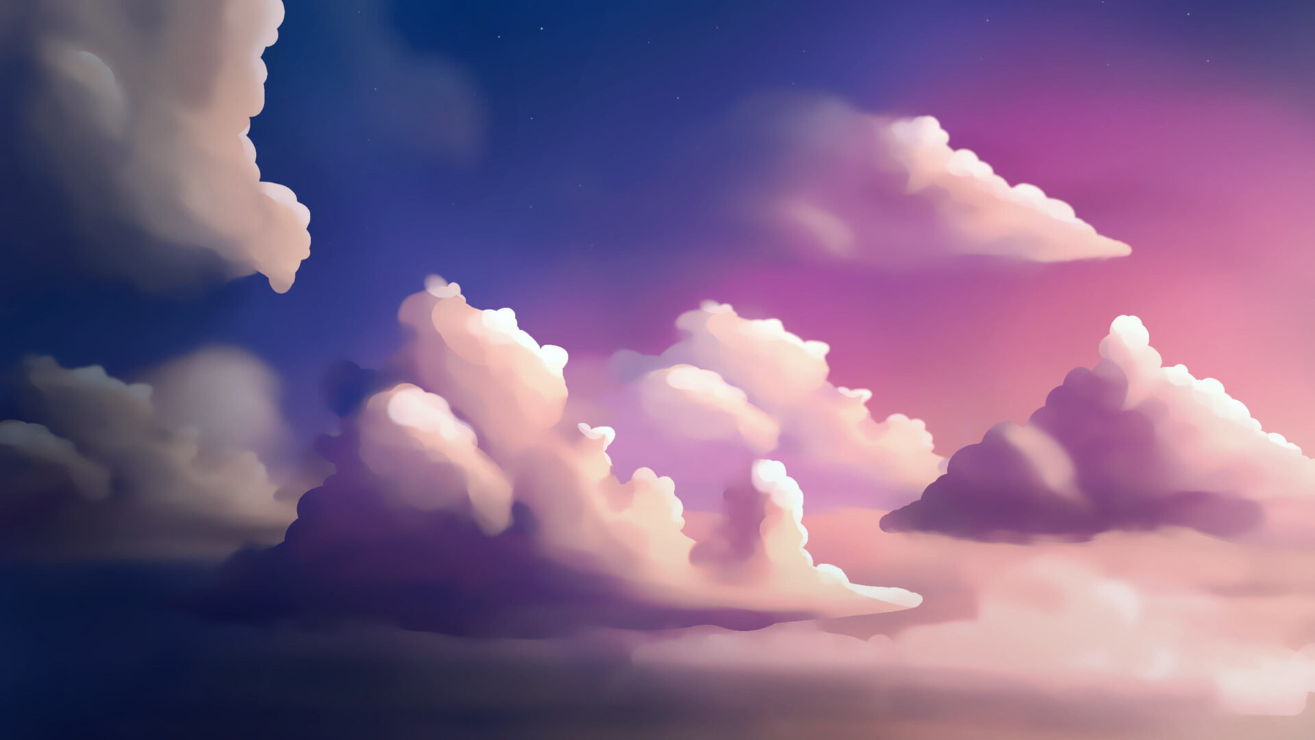 ArtStation - Stylised Clouds