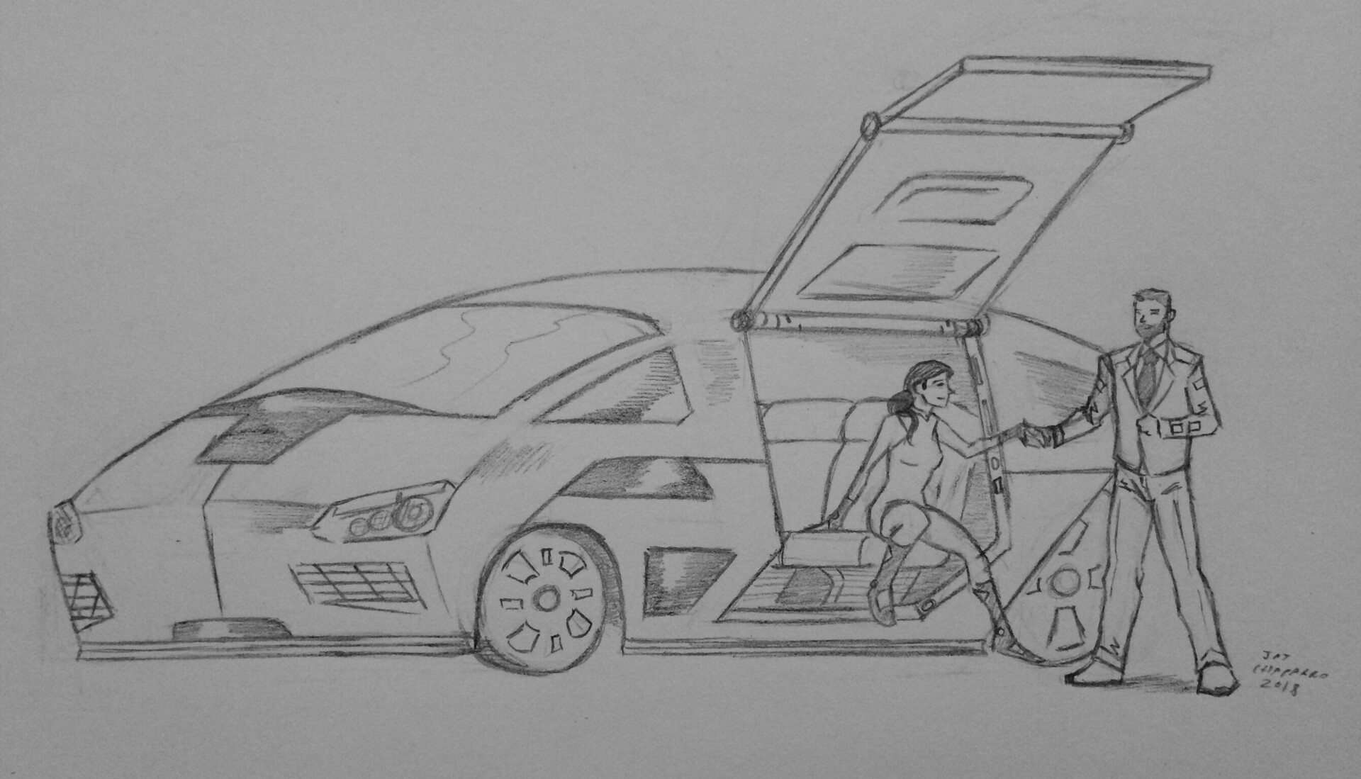 ArtStation - 2018 - “Be a Gentleman” - Car Concept