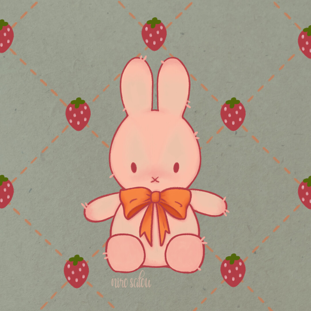 ArtStation - Cute Bunny Illustration