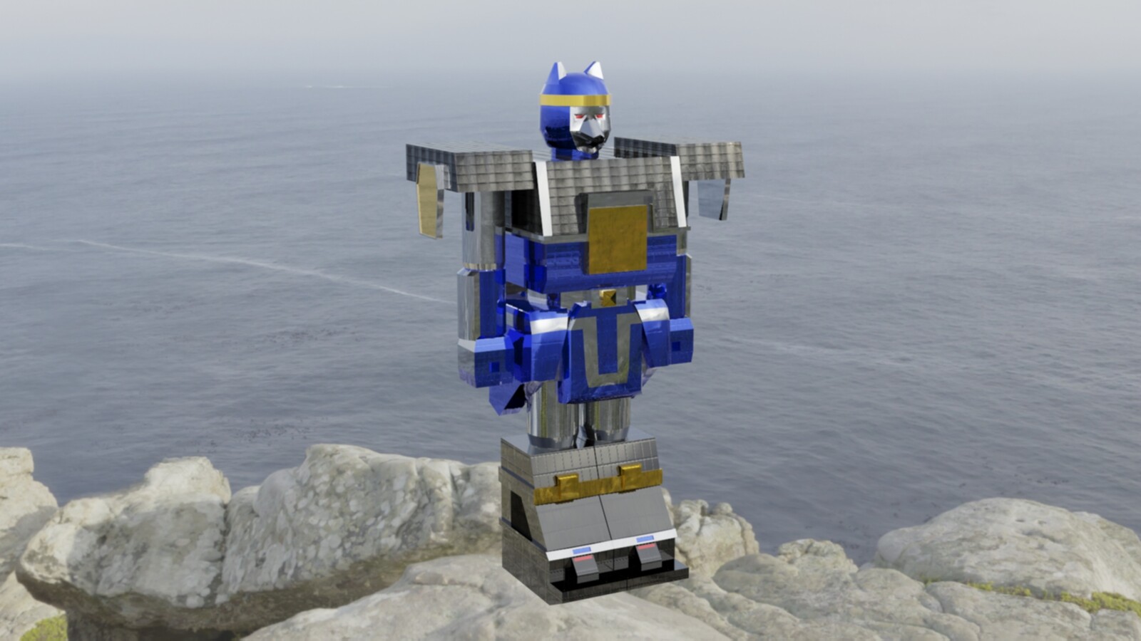 Alvaro Rodriguez - Blue Shogunzord / Giant Beast General Blue Logan
