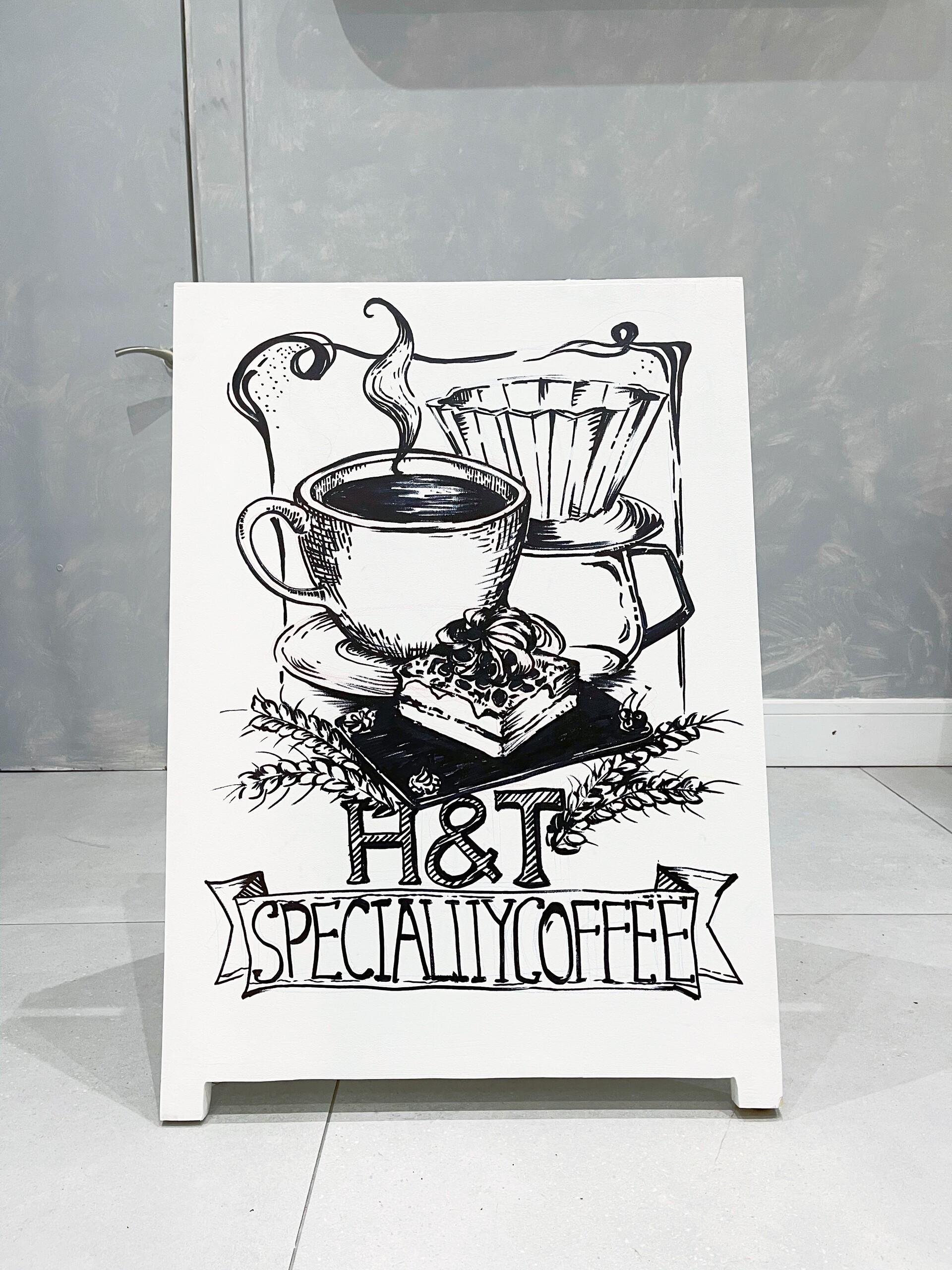 ArtStation - Graphic design for coffee shop