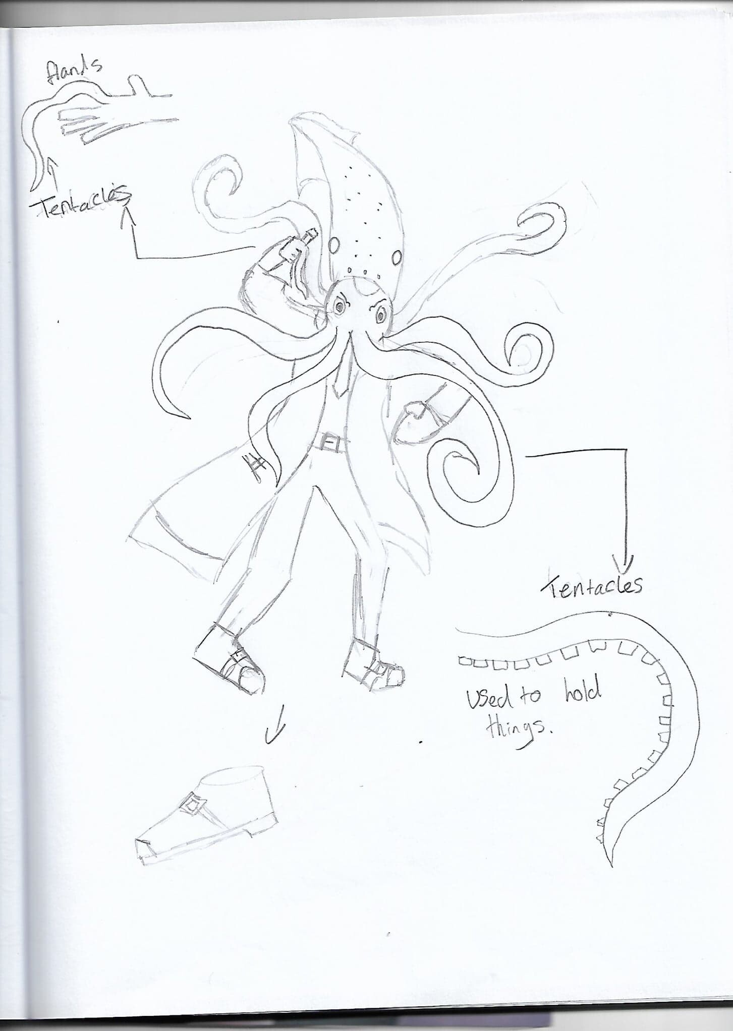 ArtStation - The Clam of Dr. Calamari - Monster Design