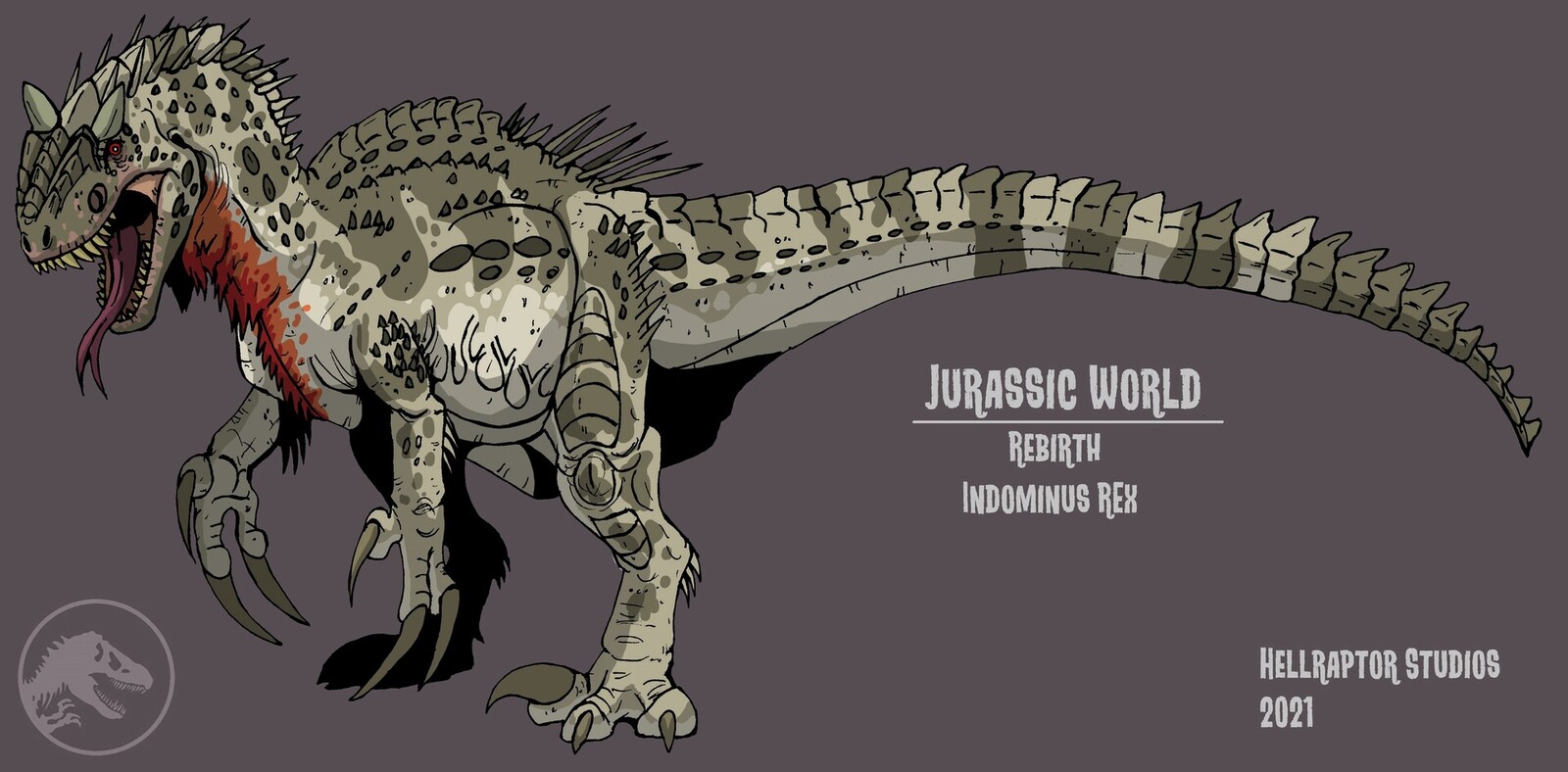 Richard Kuulme Jurassic World Redesigned Dinosaurs