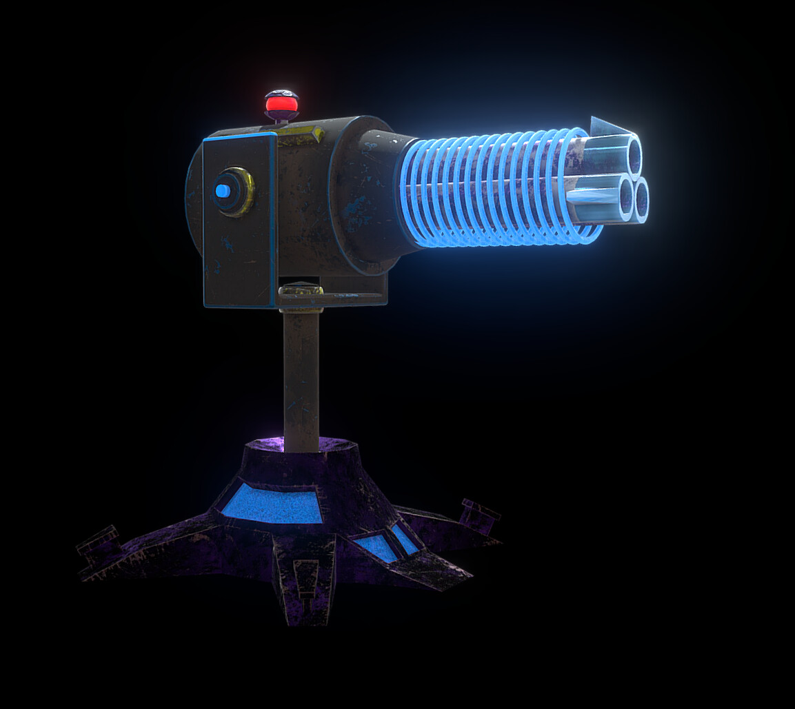 ArtStation - Sci-Fi Turret