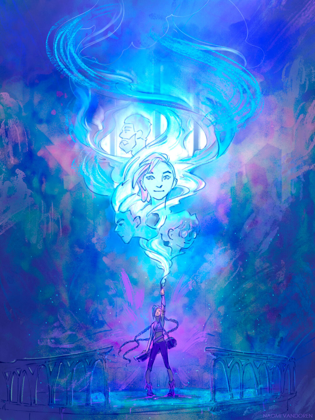 ArtStation - Jinx from Arcane - Blue Smoke