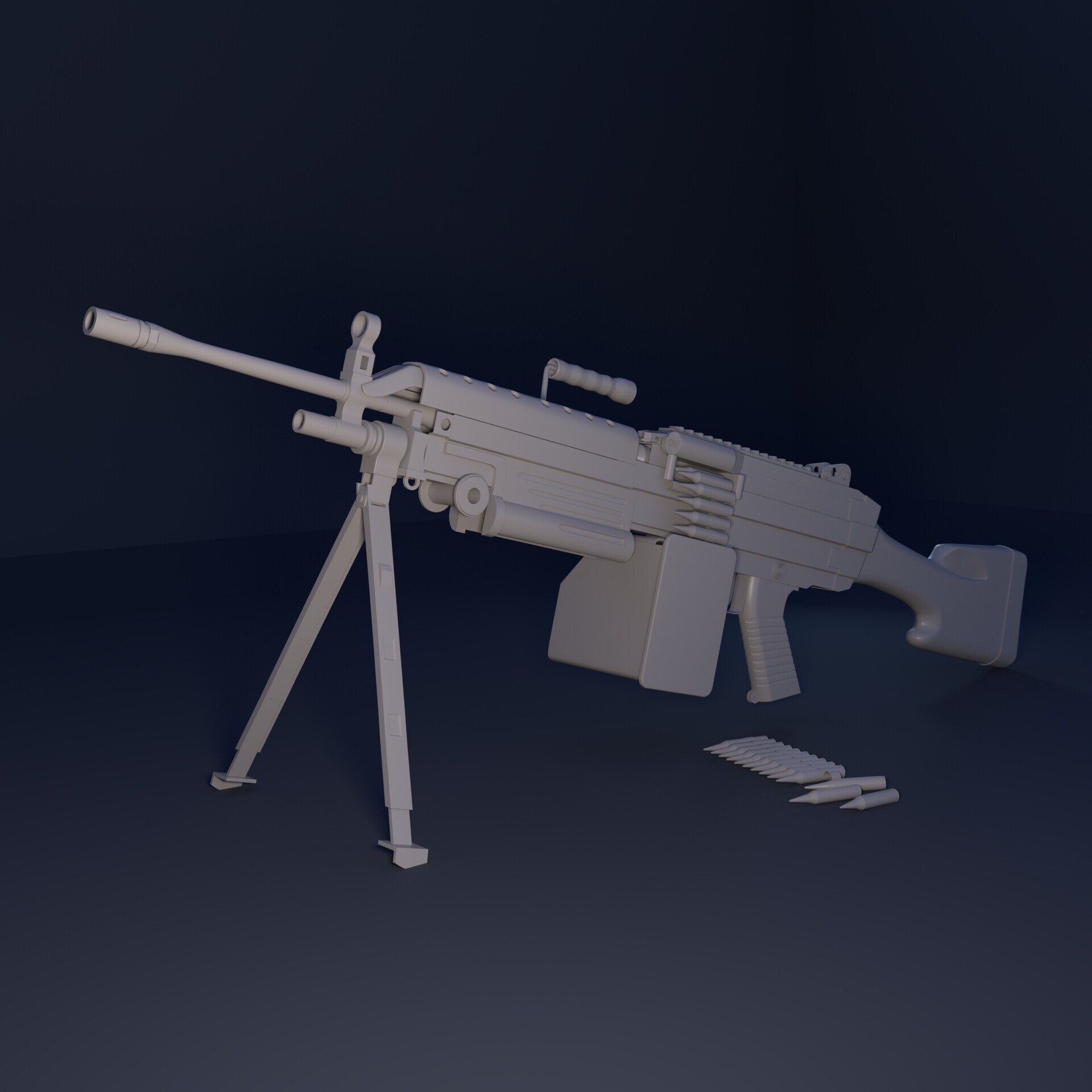 ArtStation - PUBG M249