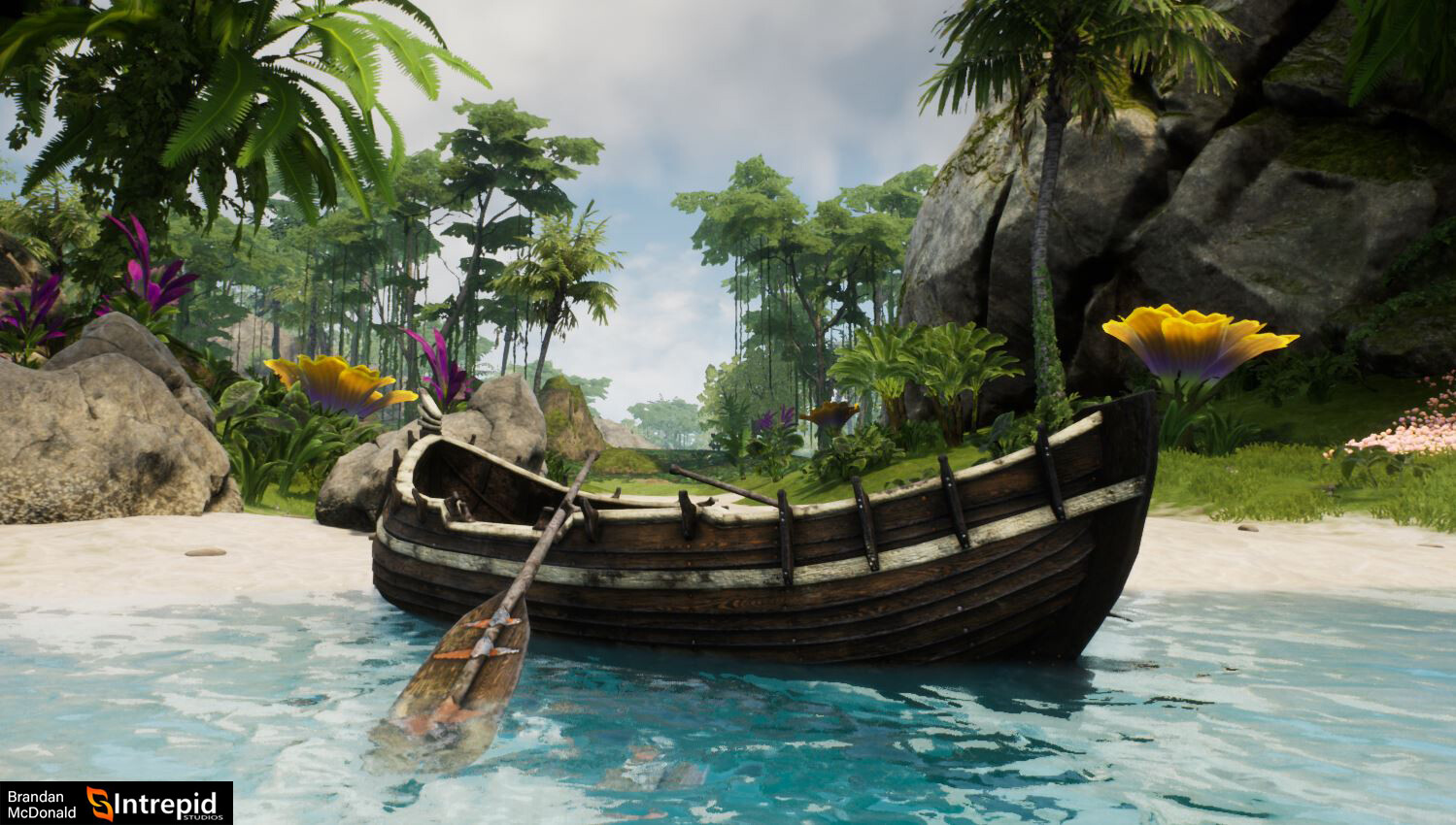 ArtStation - fishing rowboat