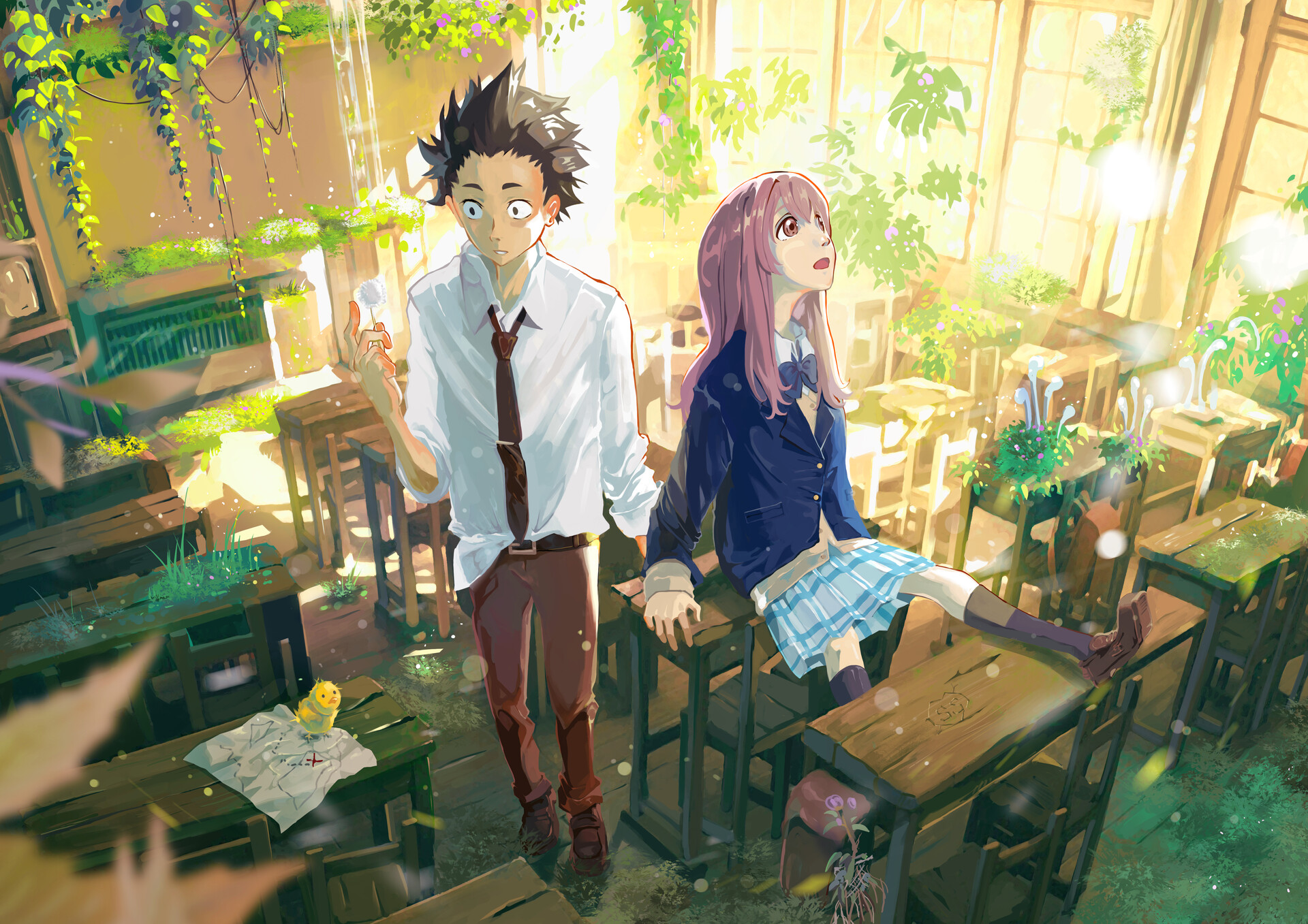 ArtStation - Shape of Voice (Koe no Katachi) Fan Art