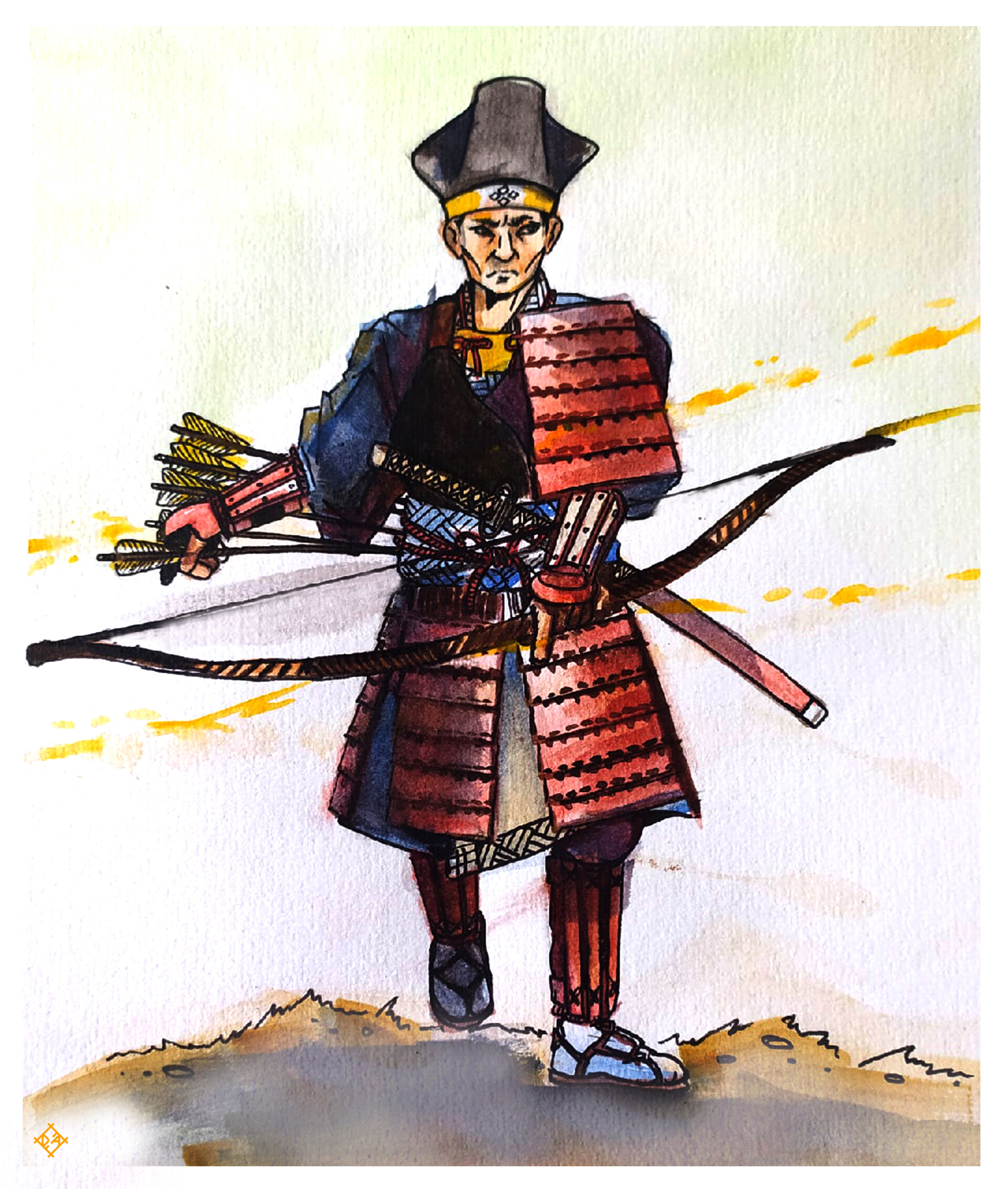 ArtStation - Panasian DnD classes. Fighter.