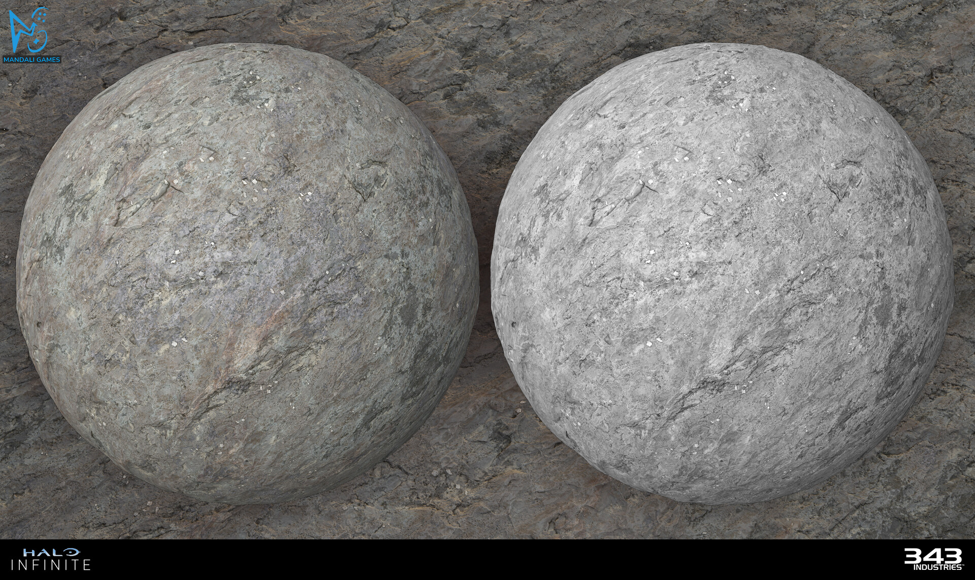 Mridul Gupta - Halo Infinite : Rock Asset -Look dev