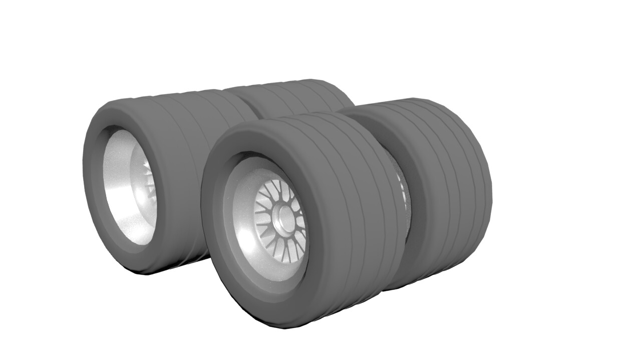 ArtStation - F2004 Tyre Models