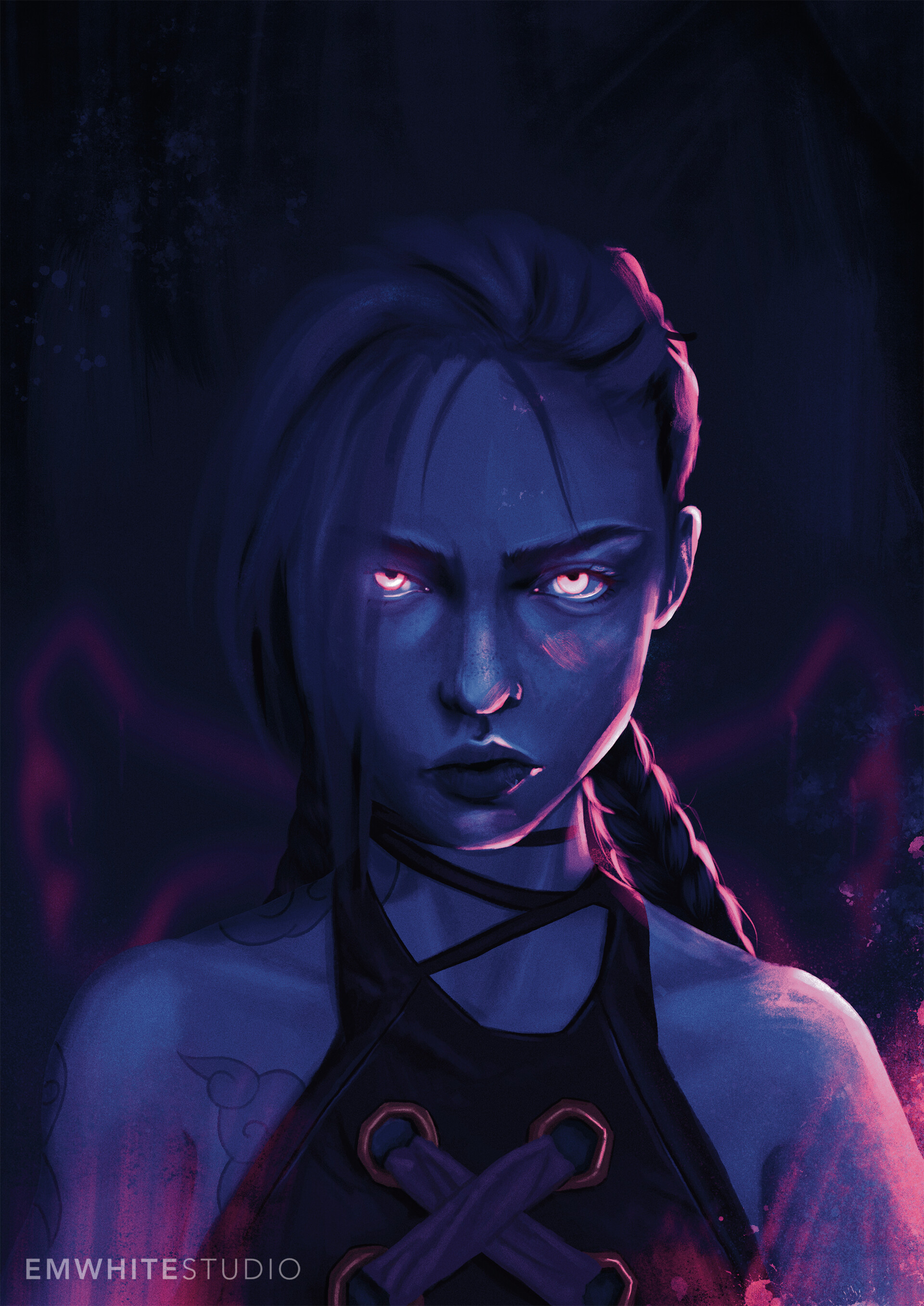 ArtStation - Arcane - Jinx Portrait
